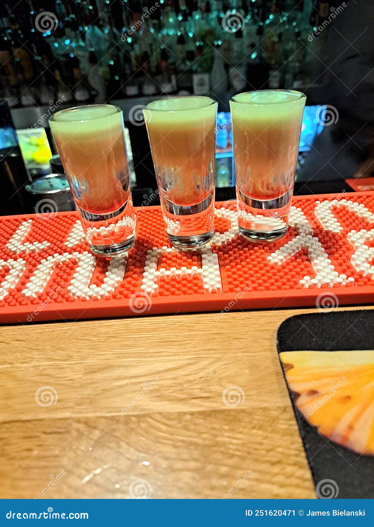 3 Shots in a Line stock image. Image of atomic, beer - 251620471