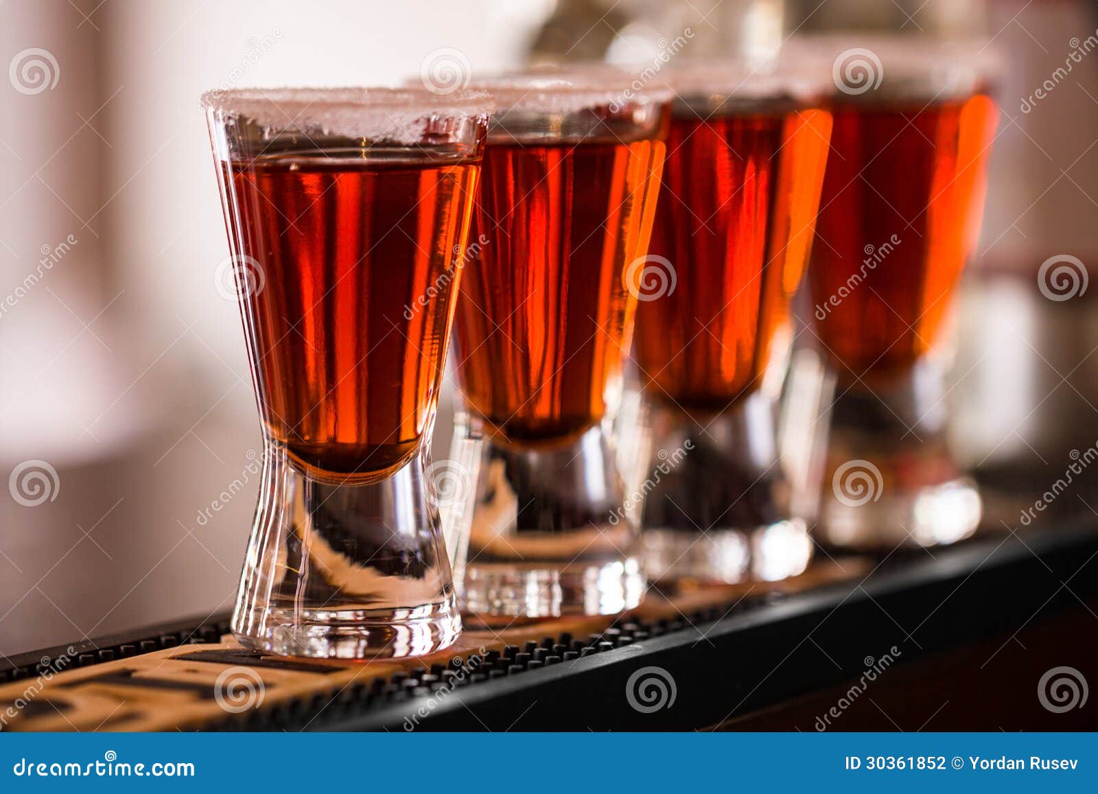 Shots in nightclub stock photo. Image of cocktail, mini - 30361852