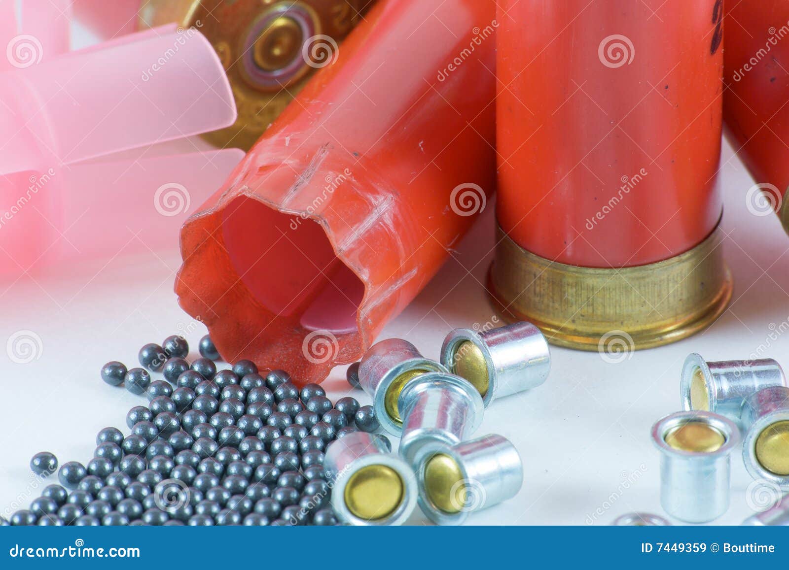 Shotshell reloading stock image. Image of bullets, shooting - 7449359