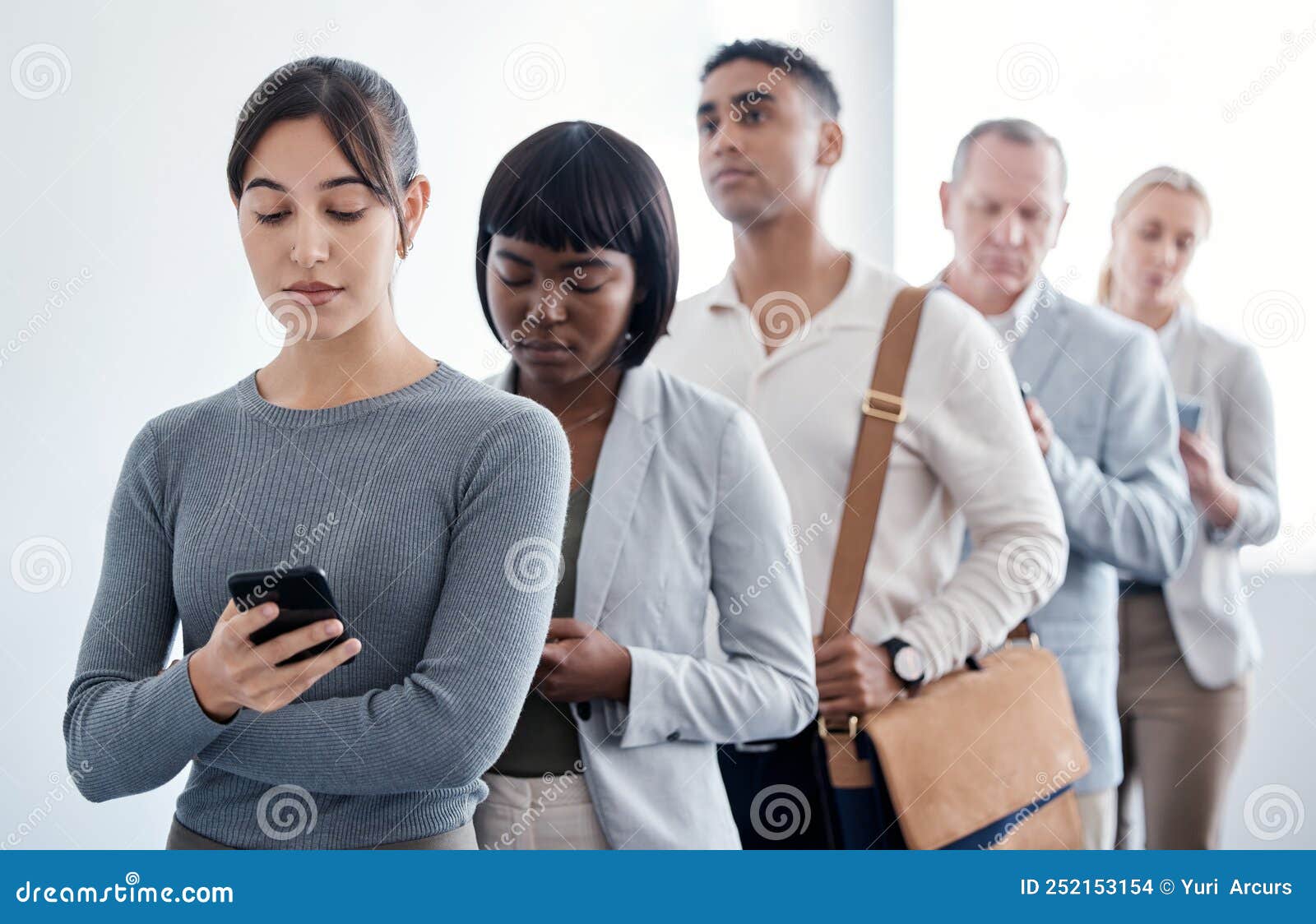 They Should Be Prepared for a Long Wait. a Group of New Employees ...