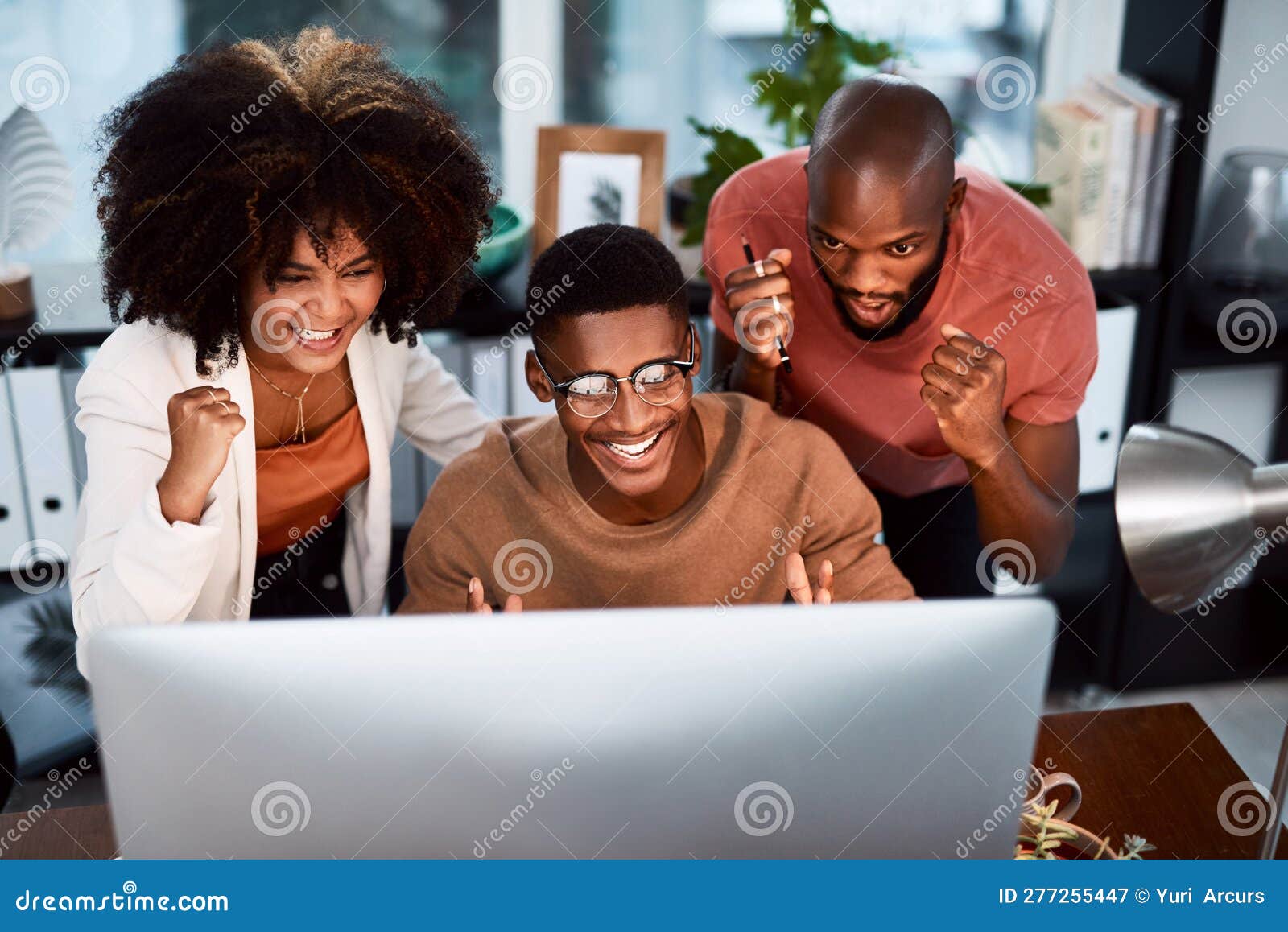 We Should Be Proud of Ourselves. a Group of Businesspeople Looking at ...