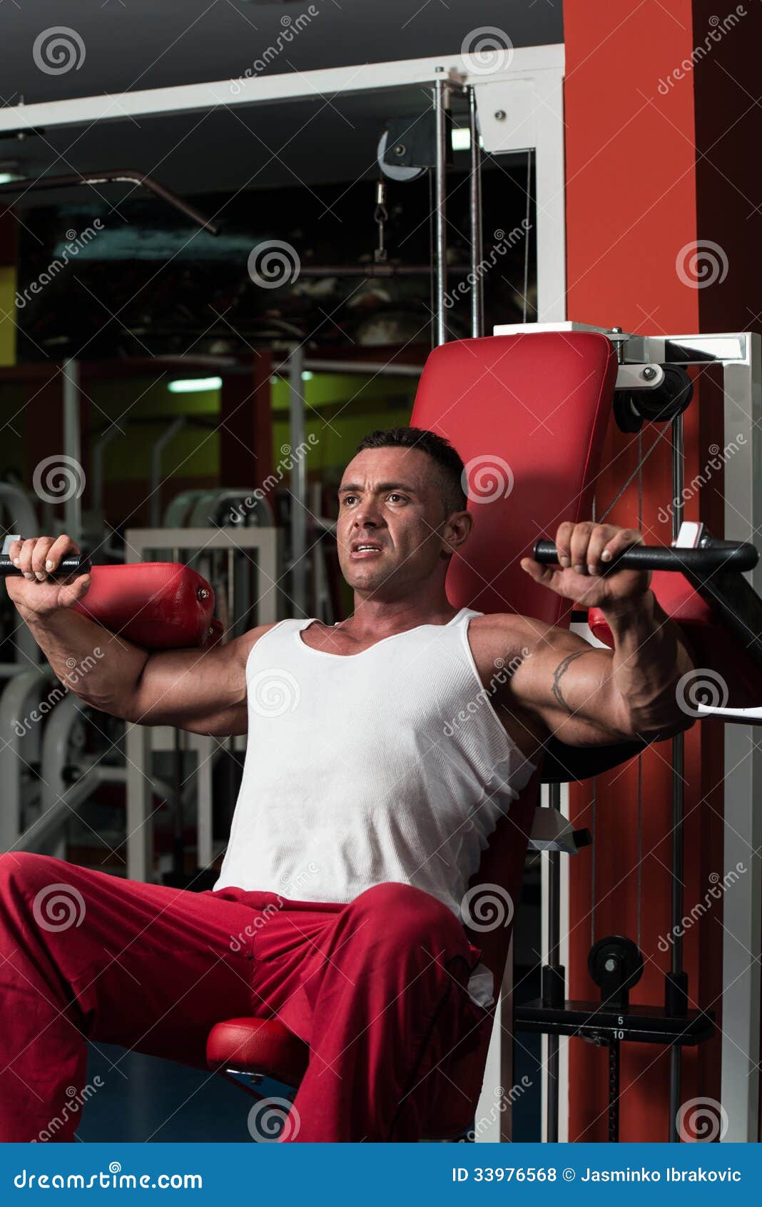 Shoulder Exercises stock photo. Image of exercising, beauty - 33976568