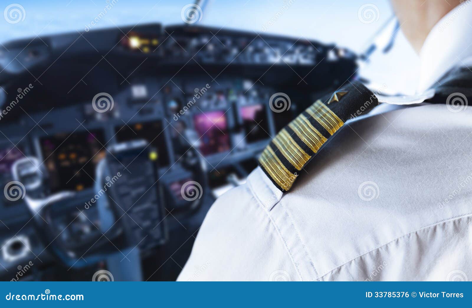 Shoulder Golden Pilot Badge Stock Photo - Image of staff, pilot: 33785376