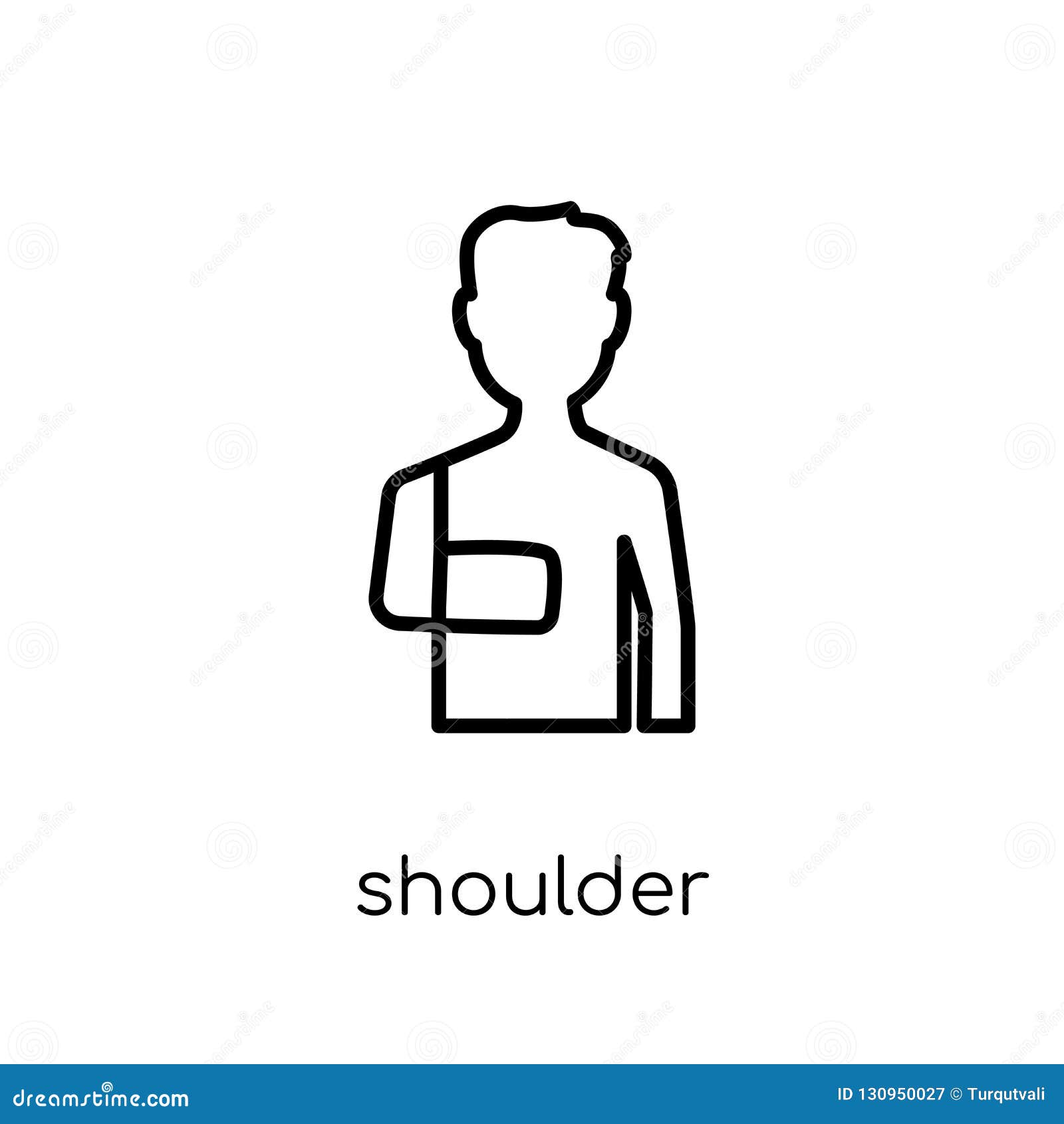 Shoulder Immobilizer Icon. Trendy Shoulder Immobilizer Logo Concept On ...