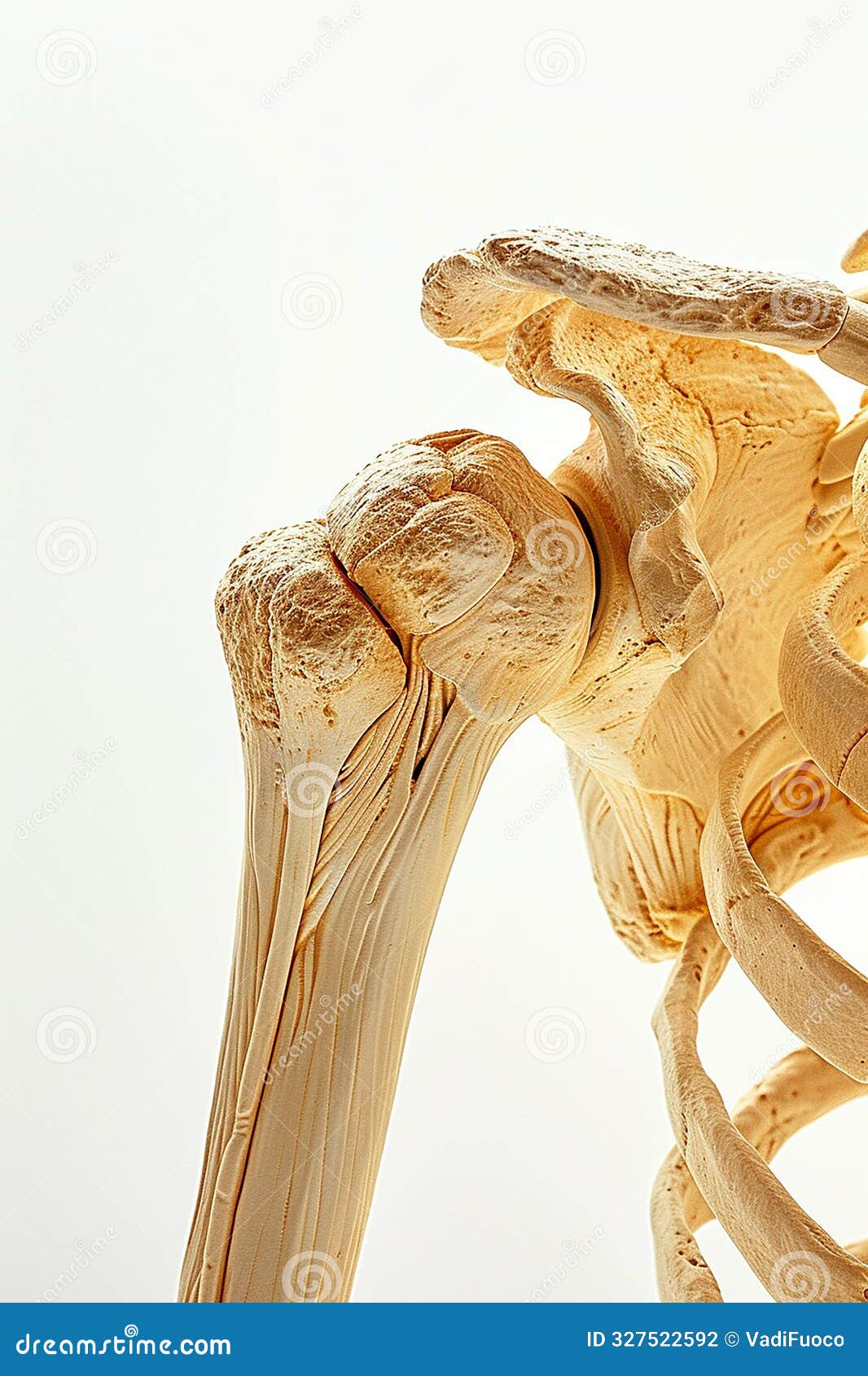 Shoulder Joint, Human Anatomical Skeleton Stock Illustration ...