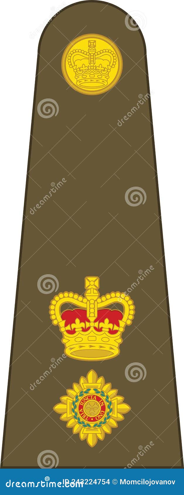 Shoulder Army Mark Insignia of the British LIEUTENANT COLONEL Stock ... Shoulder Army Mark Insignia of the British LIEUTENANT COLONEL Stock ...