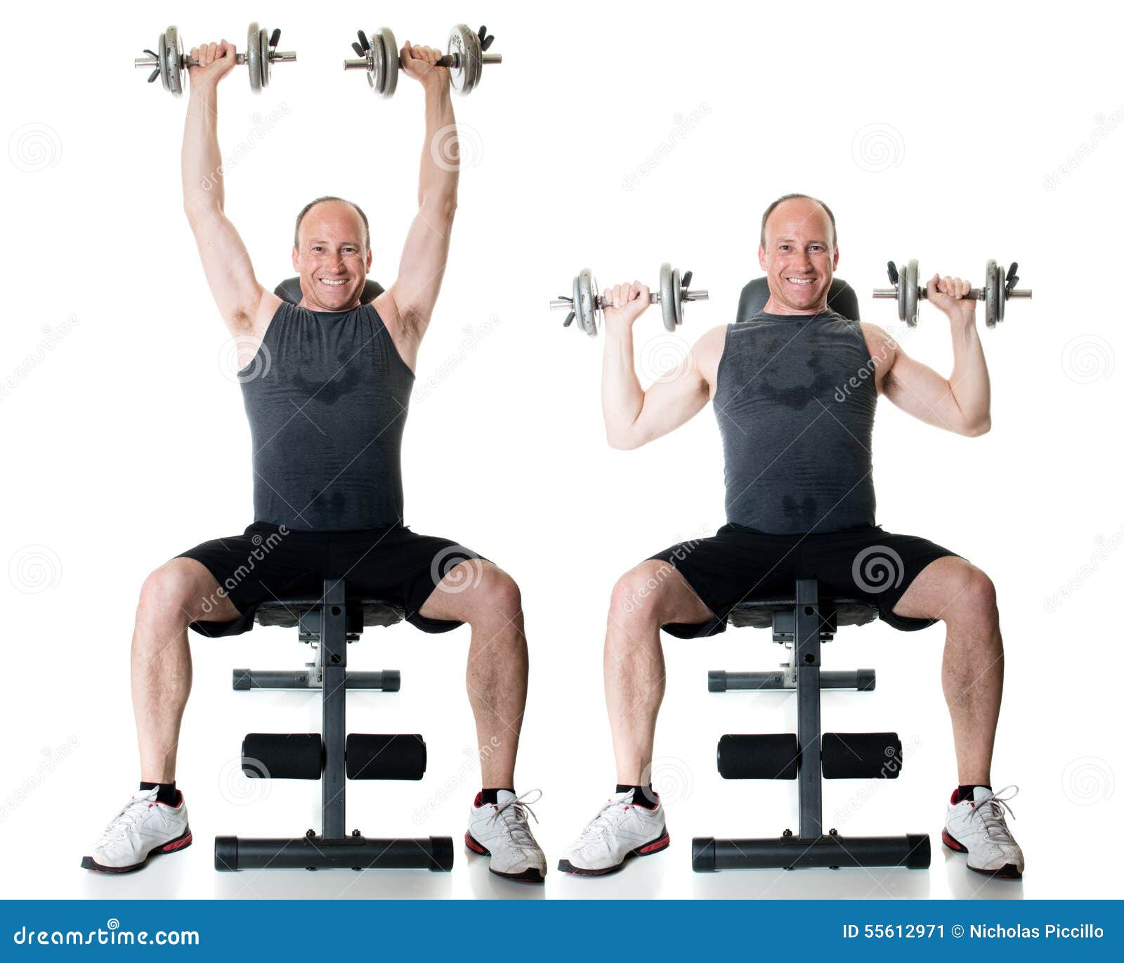 Seatedstanding Db Overhead Press