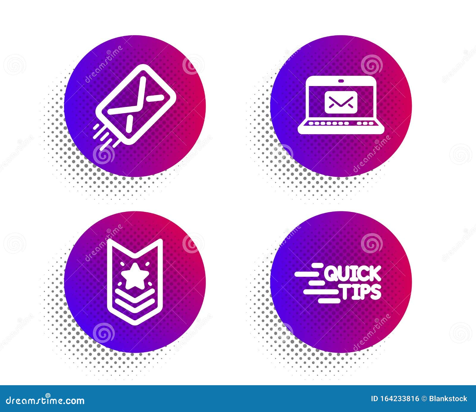 Shoulder Strap, E-mail and E-mail Icons Set. Education Sign. Star Rank ...