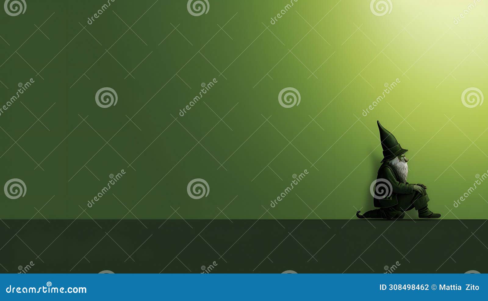 Shoulders of the Lucky Dwarf with Copy Space Stock Photo - Image of ...