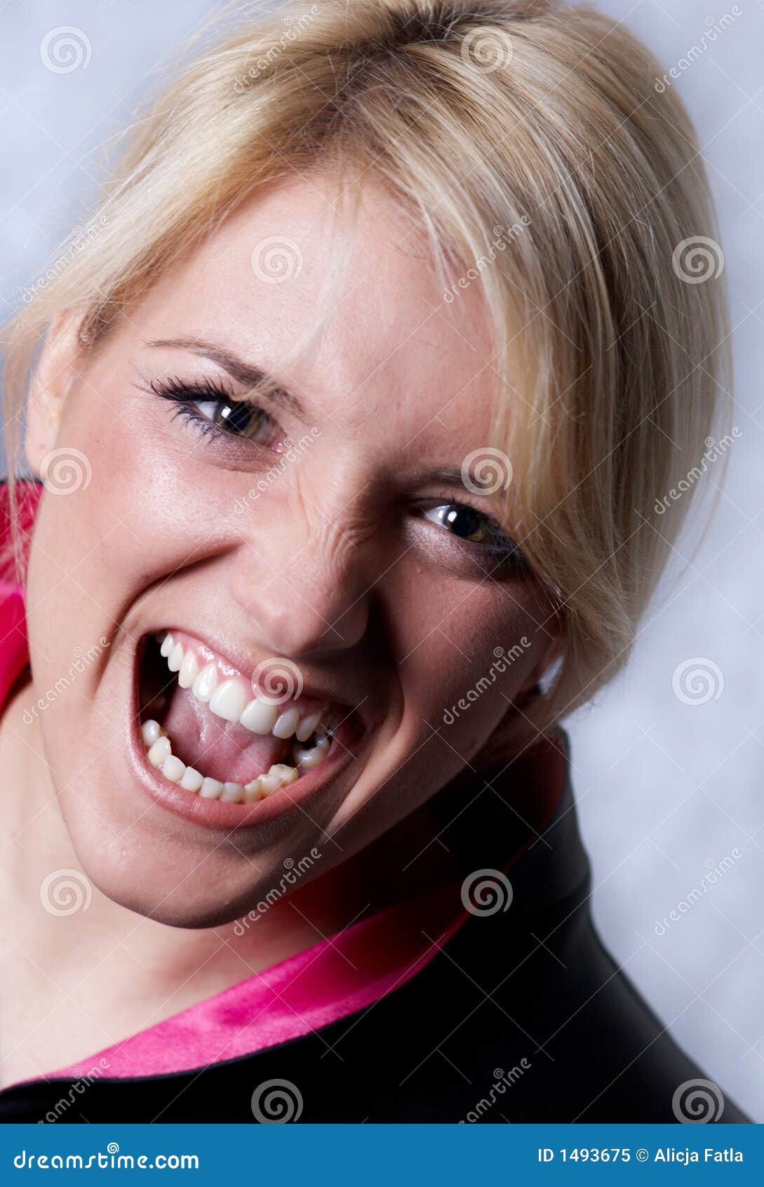 Shout stock image. Image of emotion, girl, female, expression - 1493675