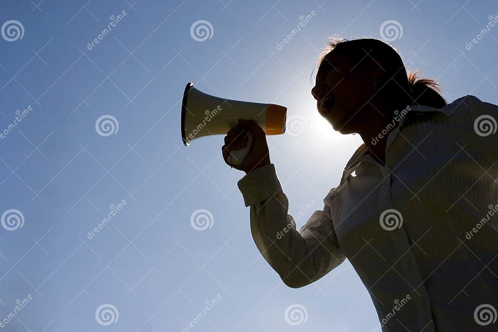 Shout! stock image. Image of outline, director, declare - 166573
