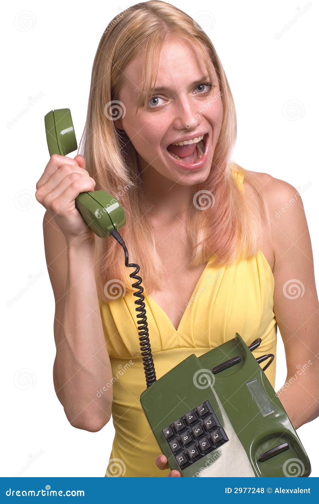 Shout stock photo. Image of young, cable, vitality, emotions - 2977248