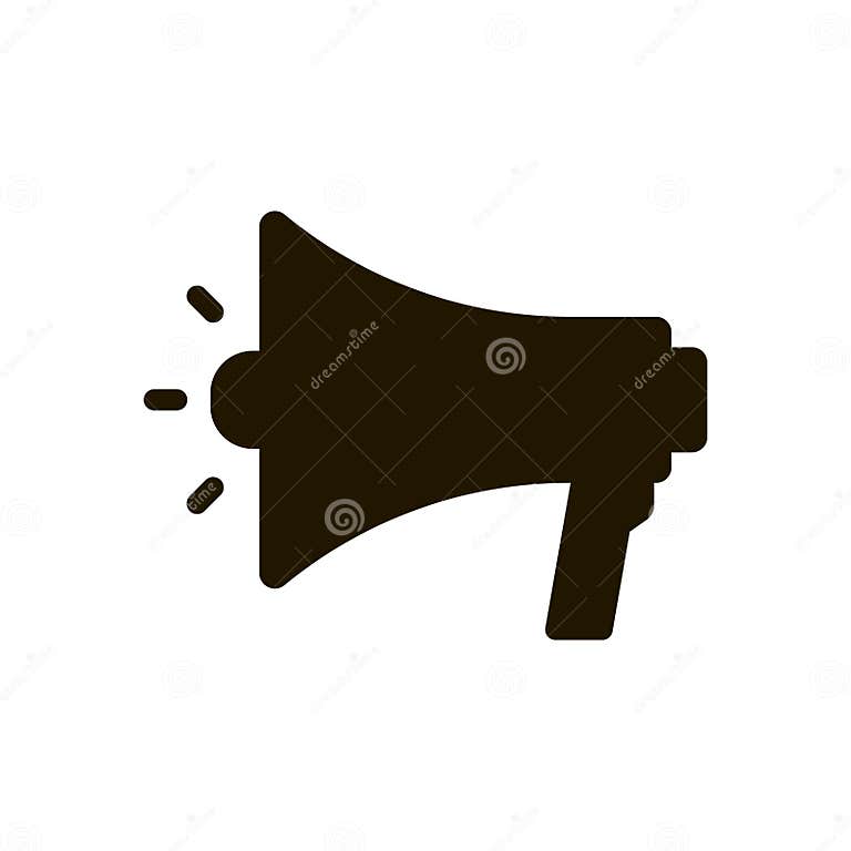 Shout Icon on White Background. Vector Illustration EPS 10. Stock ...