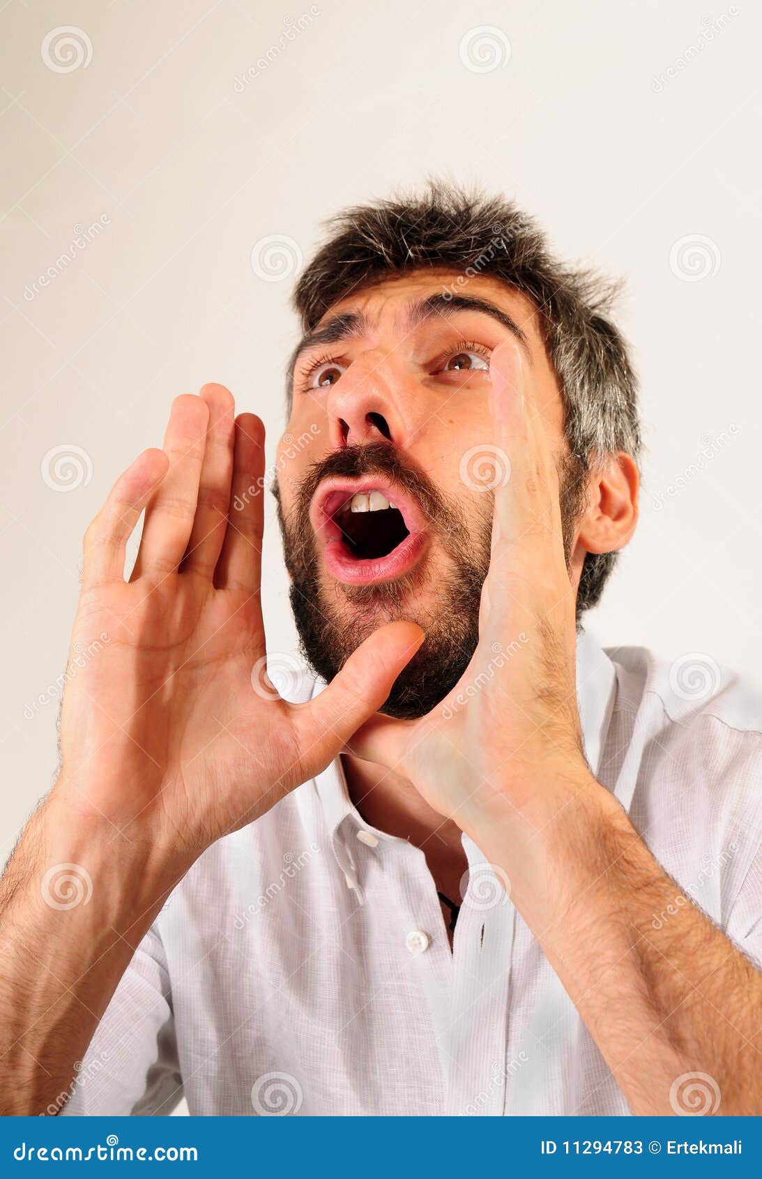 Shouting stock image. Image of human, hand, hands, loud - 11294783