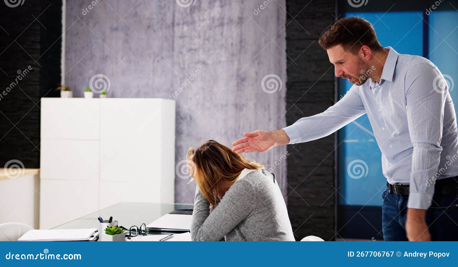 Shouting Angry Boss Bully stock image. Image of bullying - 267706767