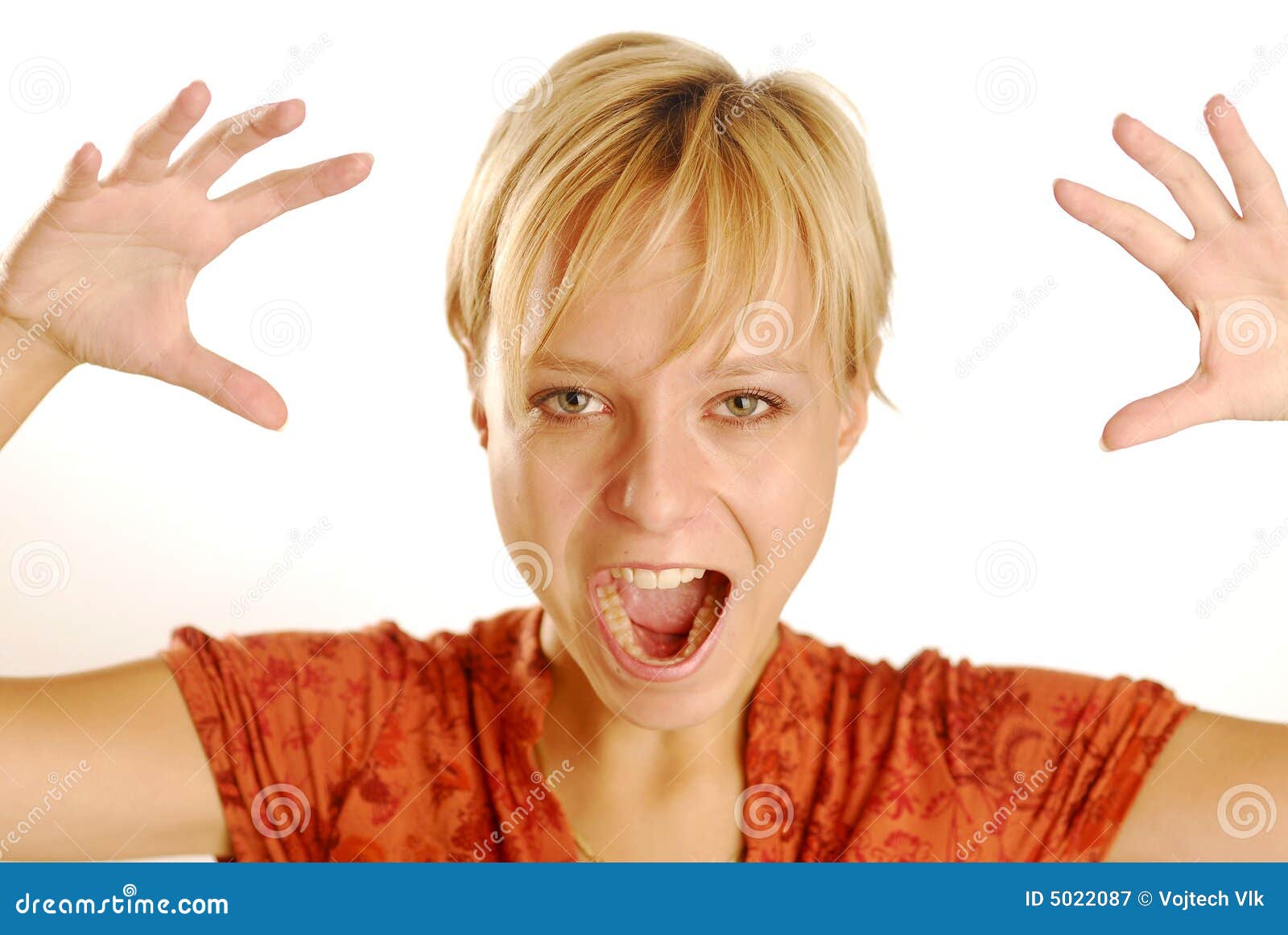 Shouting girl stock image. Image of pretty, shout, girl - 5022087