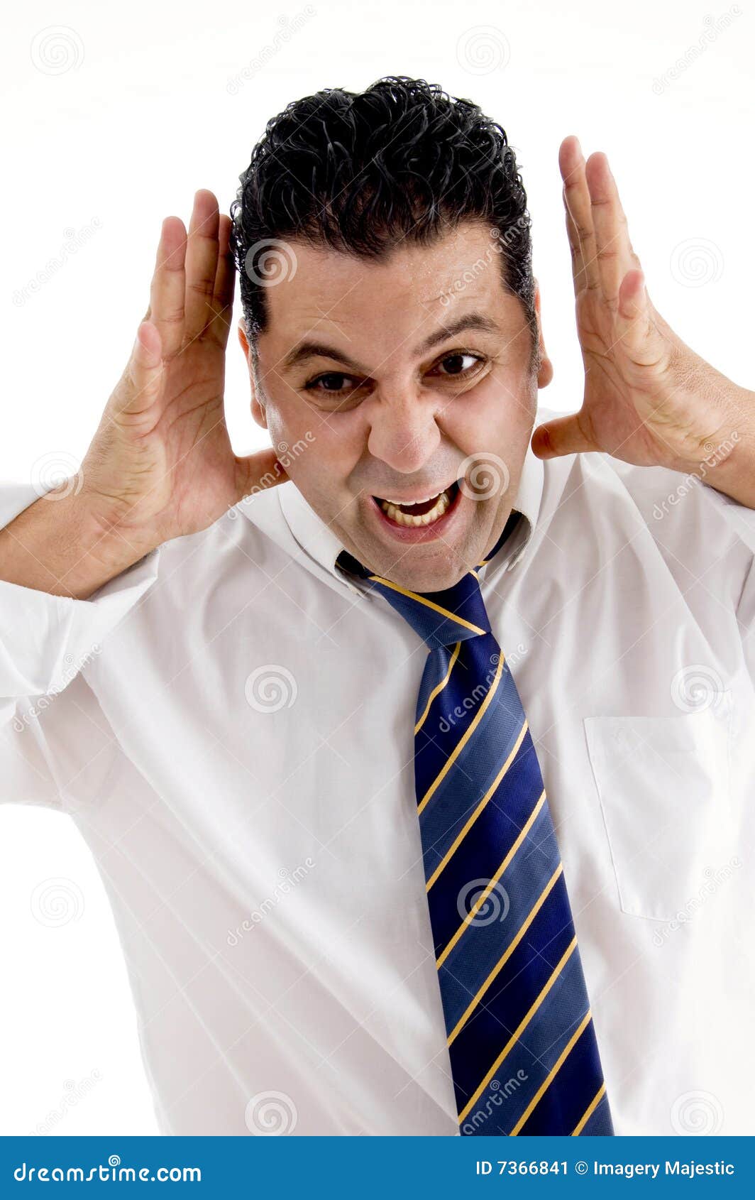 Shouting Man stock image. Image of business, male, caucasian - 7366841