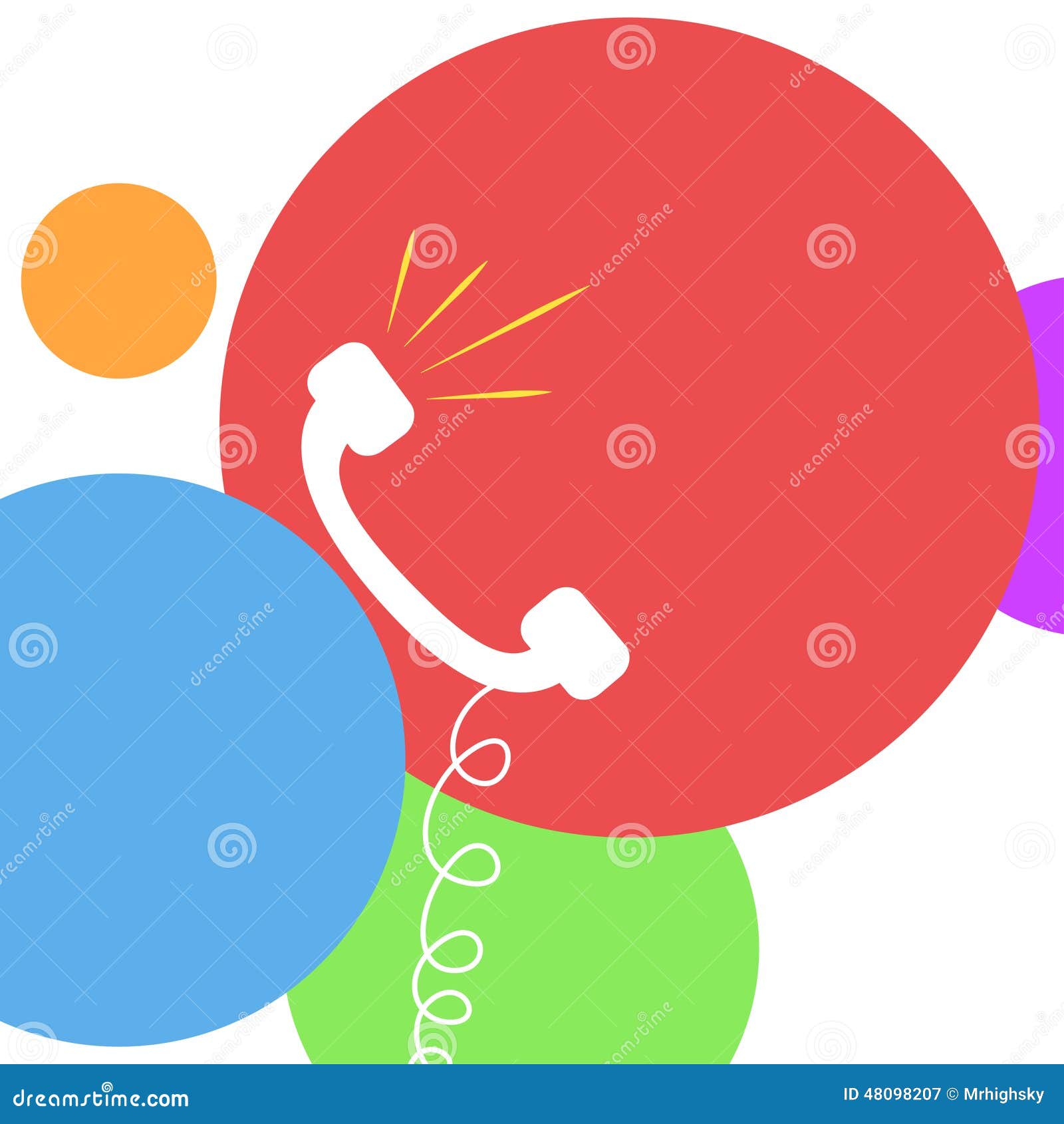 Shouting On Phone Emoticon Cartoon Vector | CartoonDealer.com #149258731