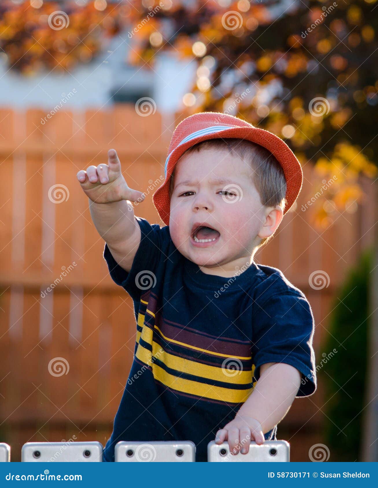 Shouting toddler stock image. Image of expresses, expressive - 58730171