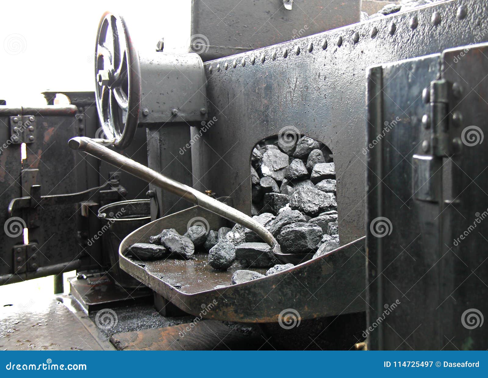 Railway Steam Engine. stock image. Image of train, loco - 114725497