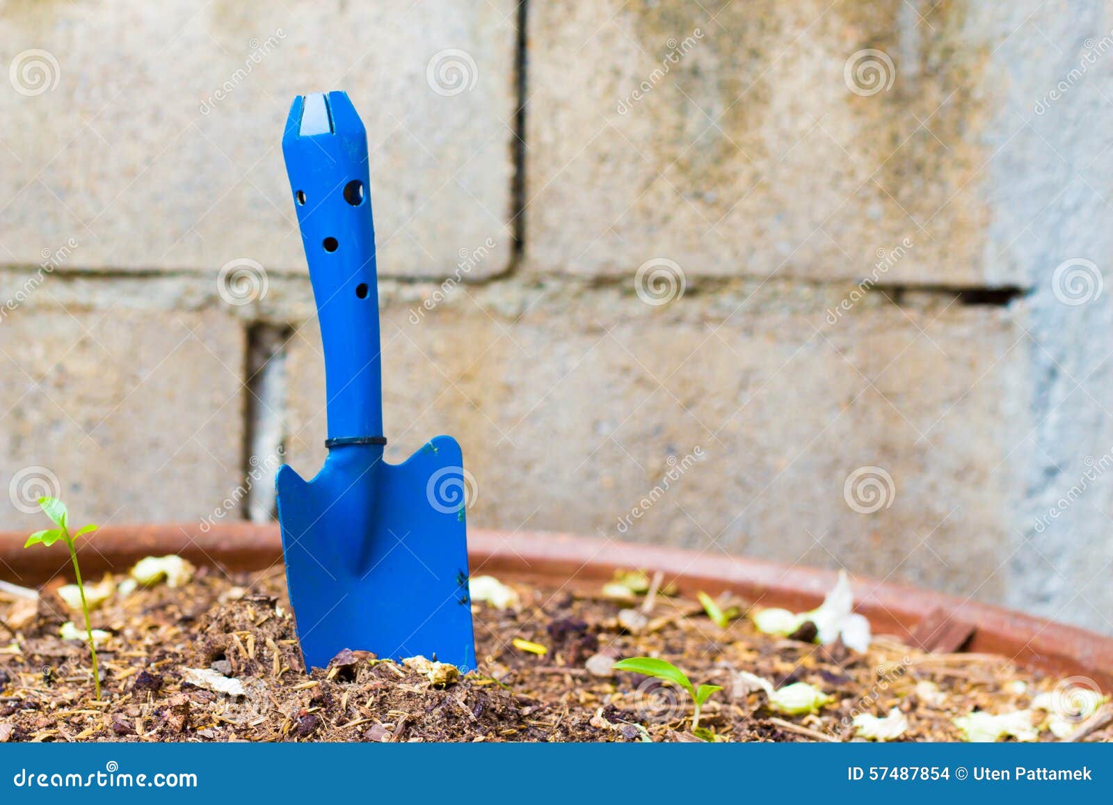 Shovel stock photo. Image of digging, view, empty, angle - 57487854