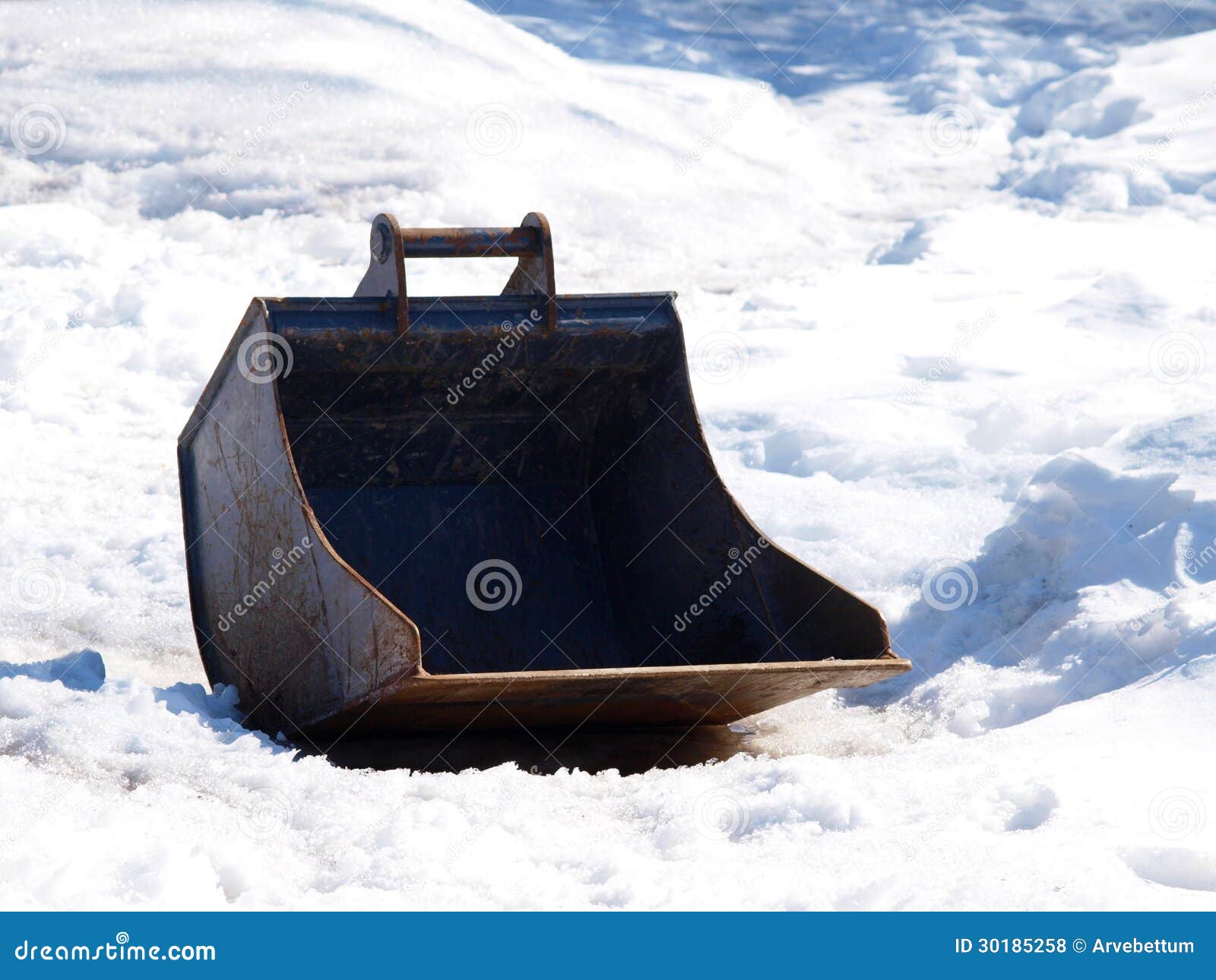 Shovel of a Digging Machine Stock Photo - Image of mechanical, powerful ...