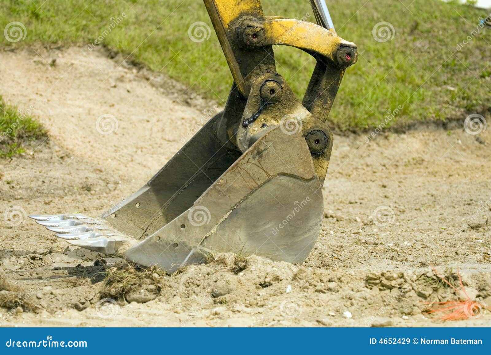 The Shovel End Of A Backhoe Picture. Image: 4652429