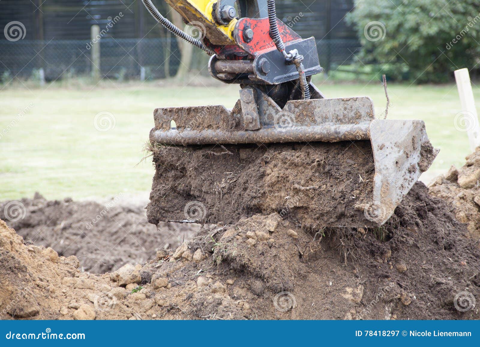 Shovel excavator stock image. Image of loader, development - 78418297