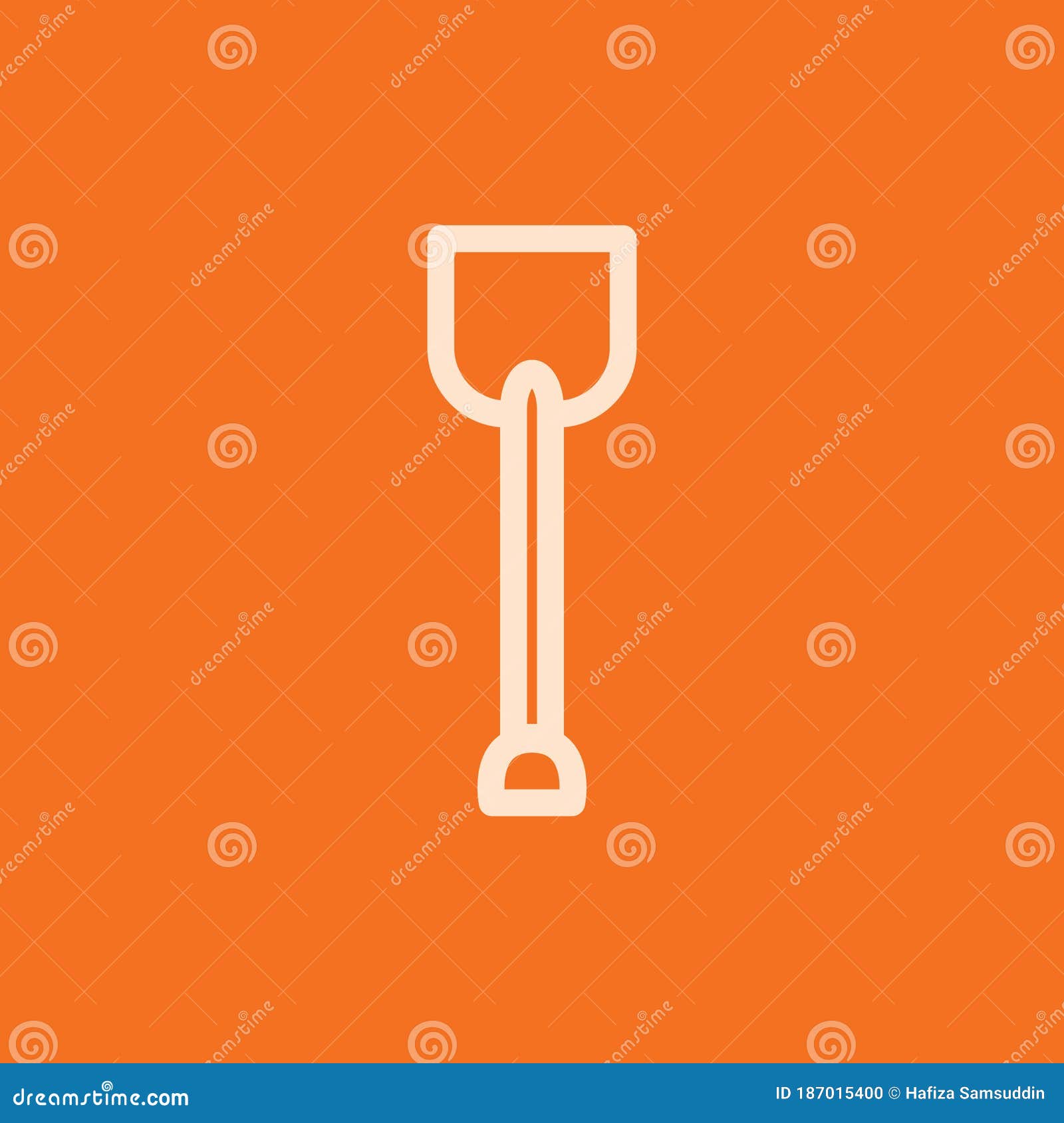 Shovel. Vector Illustration Decorative Design Stock Vector ...