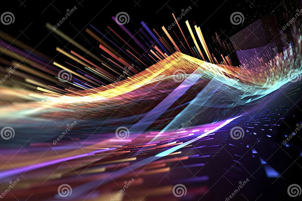 Show Concepts that Represent Digital Speed, Agility and Fast Modern ...