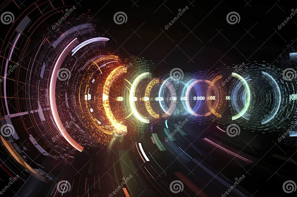 Show Concepts that Represent Digital Speed, Agility and Fast Modern ...