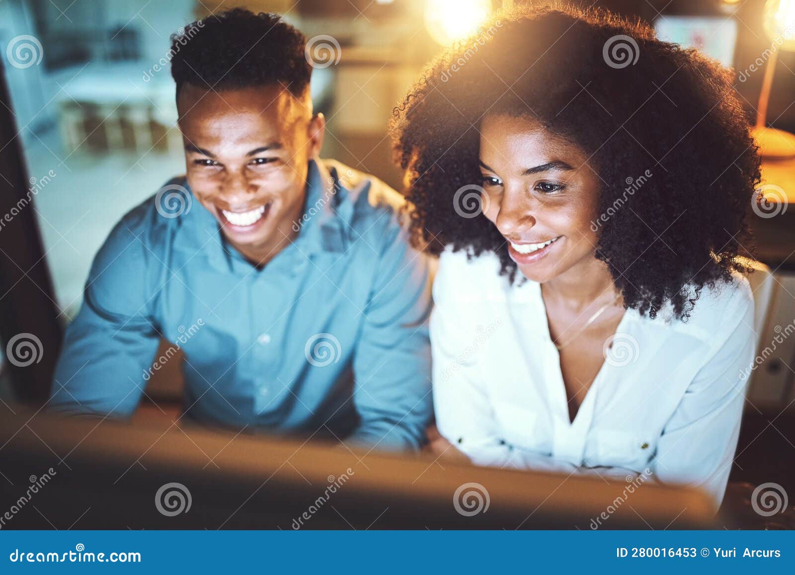 They Show Dedication To Each and Every Task. Two Businesspeople Working ...