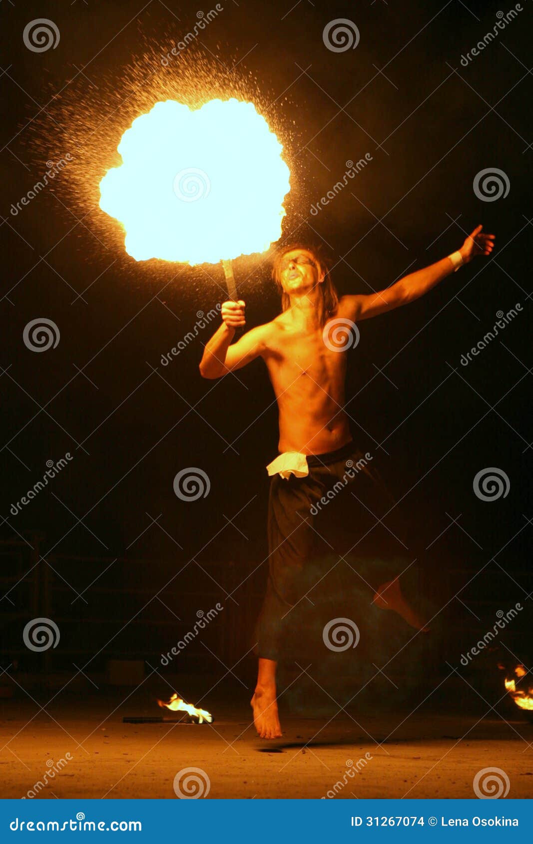 Show with fire editorial stock image. Image of music - 31267074