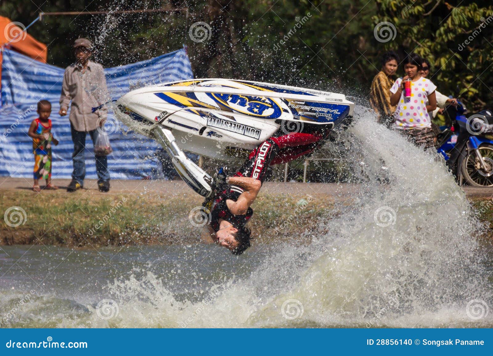 Show Freestyle the Jet Ski Stunt Action Editorial Image - Image of ...