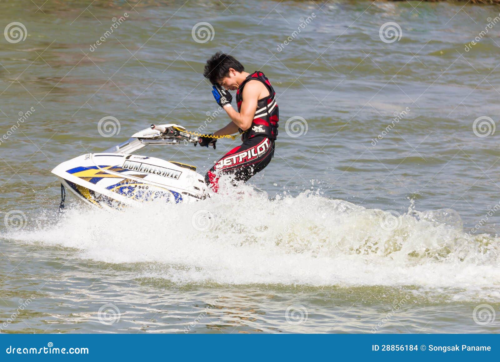 Show Freestyle the Jet Ski Stunt Action Editorial Stock Image - Image ...
