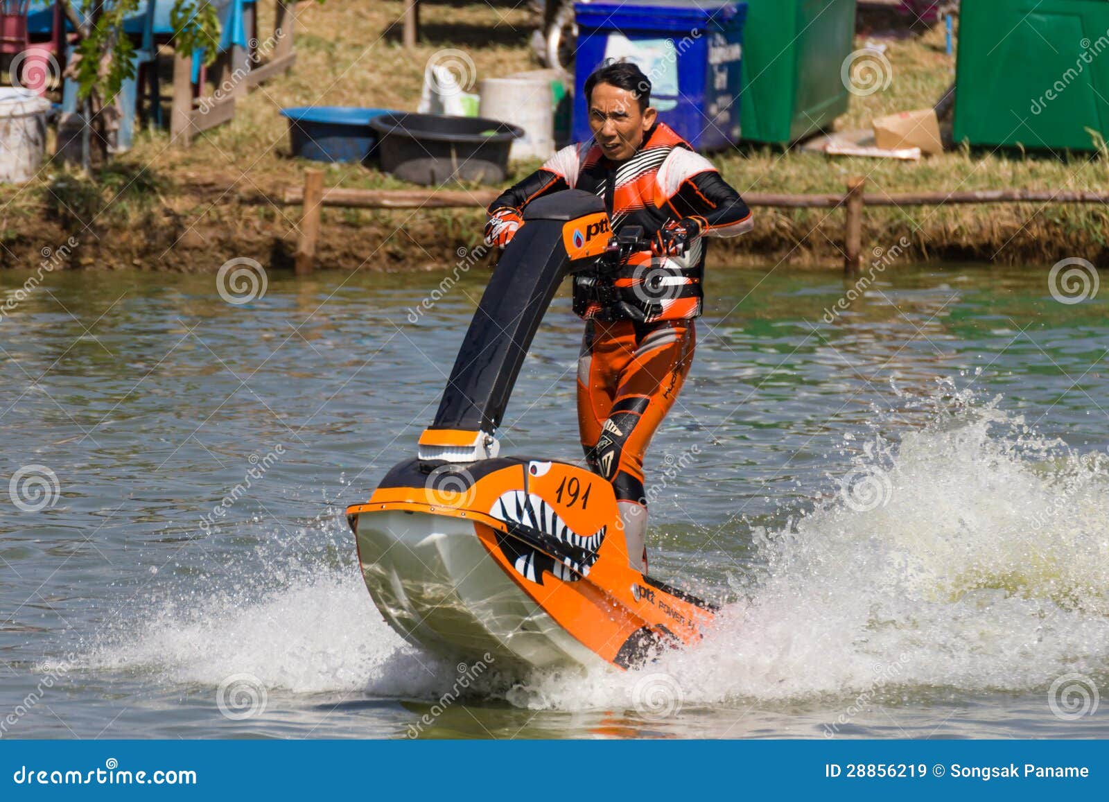 Show Freestyle the Jet Ski Stunt Action Editorial Stock Image - Image ...