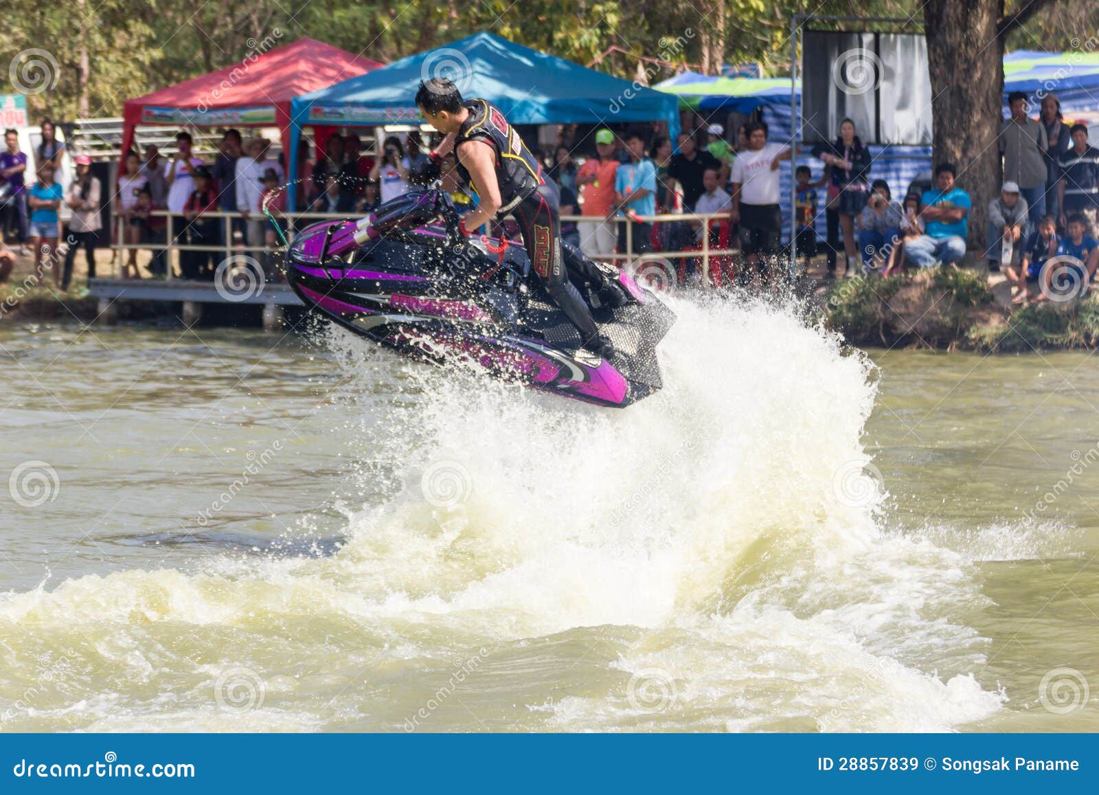 Show Freestyle the Jet Ski Stunt Action Editorial Stock Image - Image ...