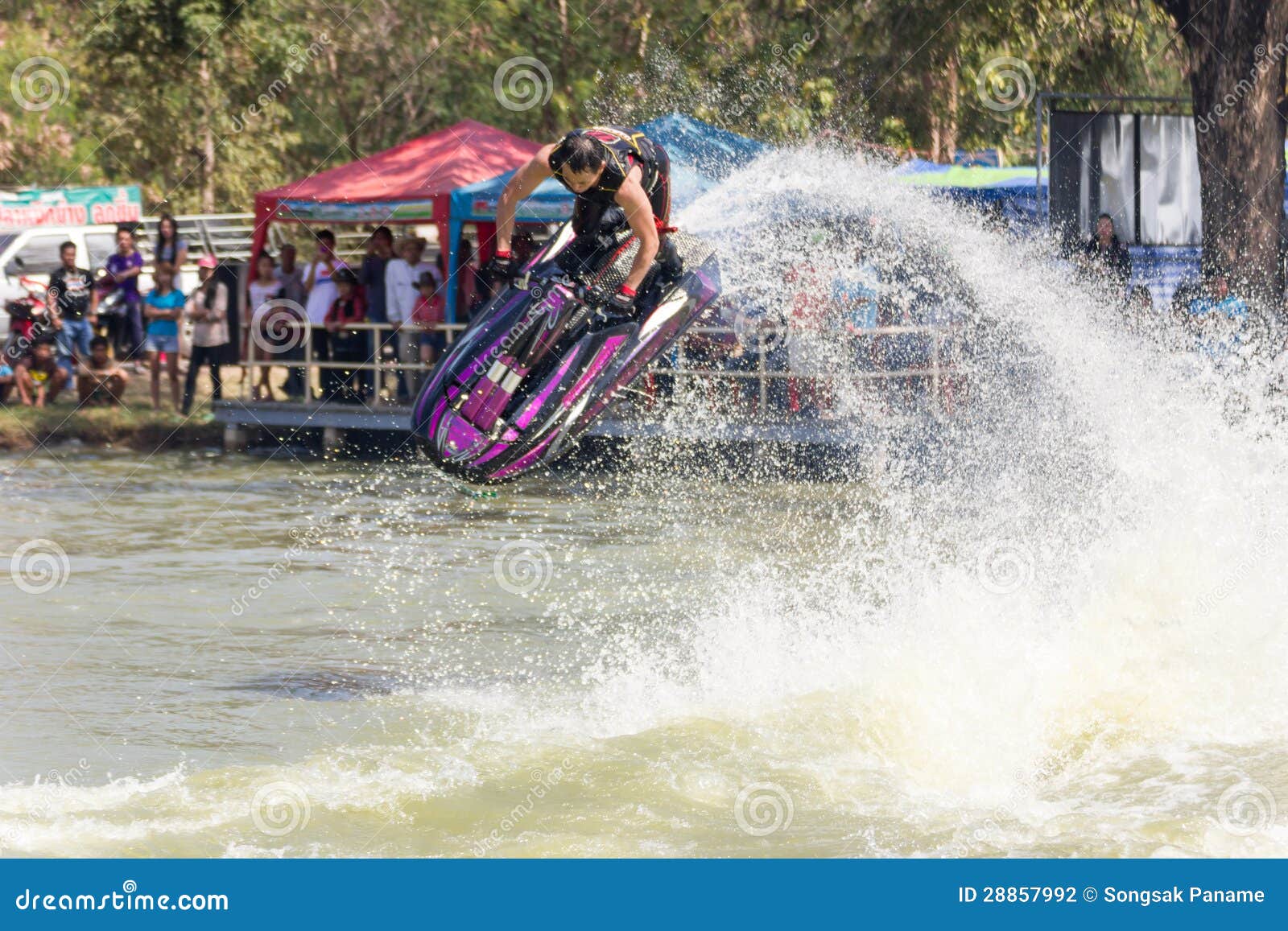 Show Freestyle the Jet Ski Stunt Action Editorial Photography - Image ...