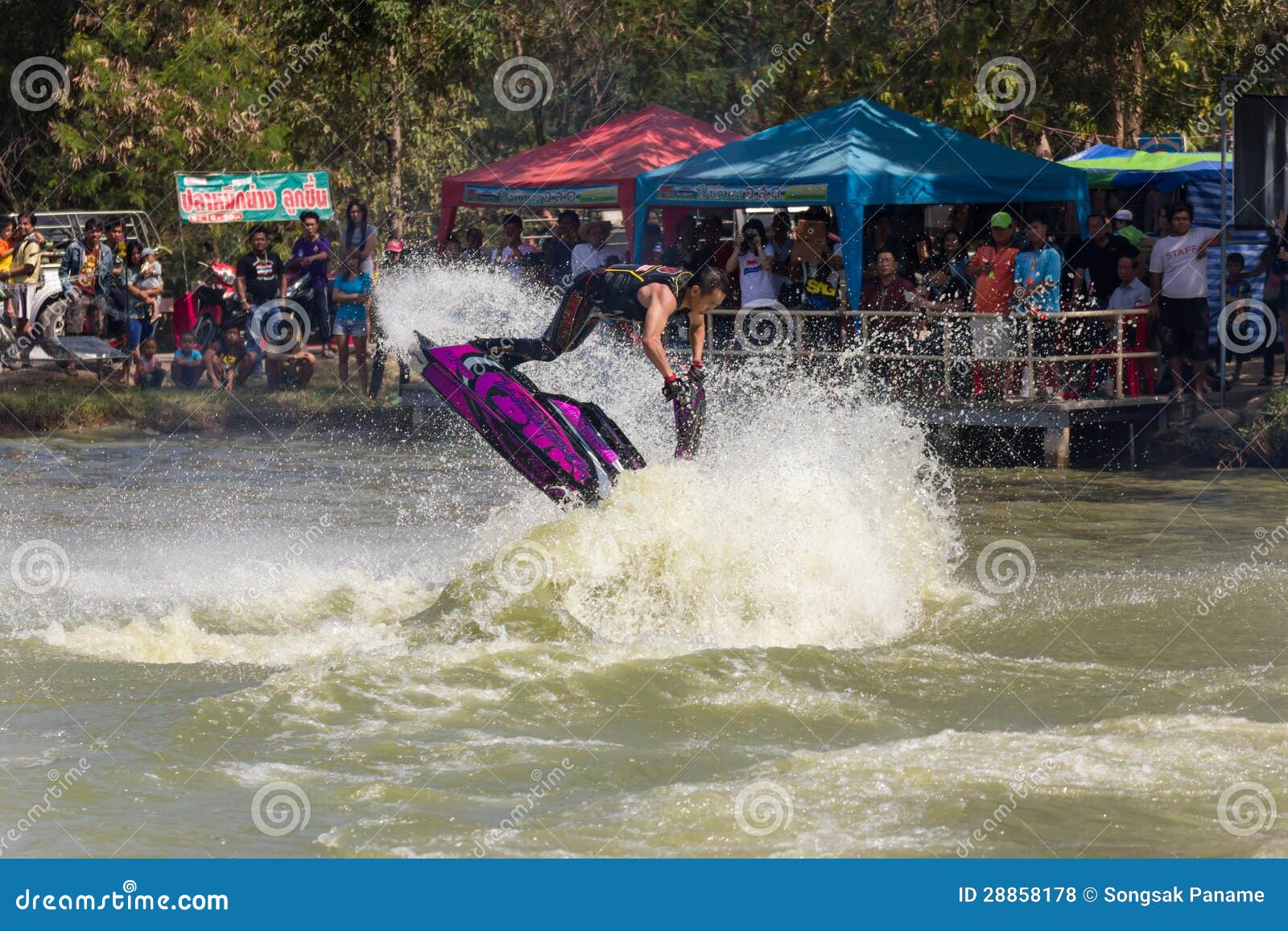 Show Freestyle the Jet Ski Stunt Action Editorial Stock Photo - Image ...