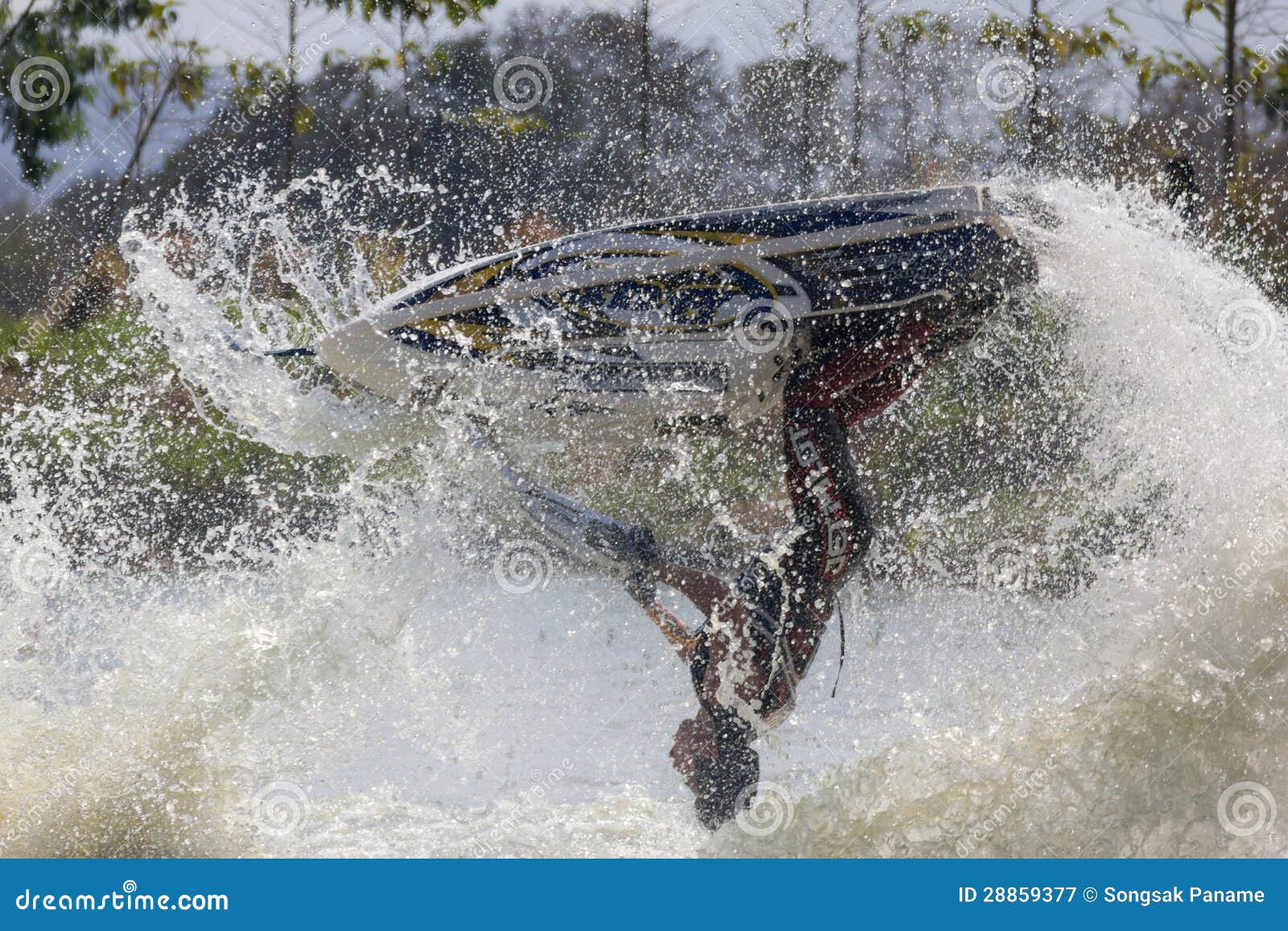 Show Freestyle the Jet Ski Stunt Action Editorial Photography - Image ...