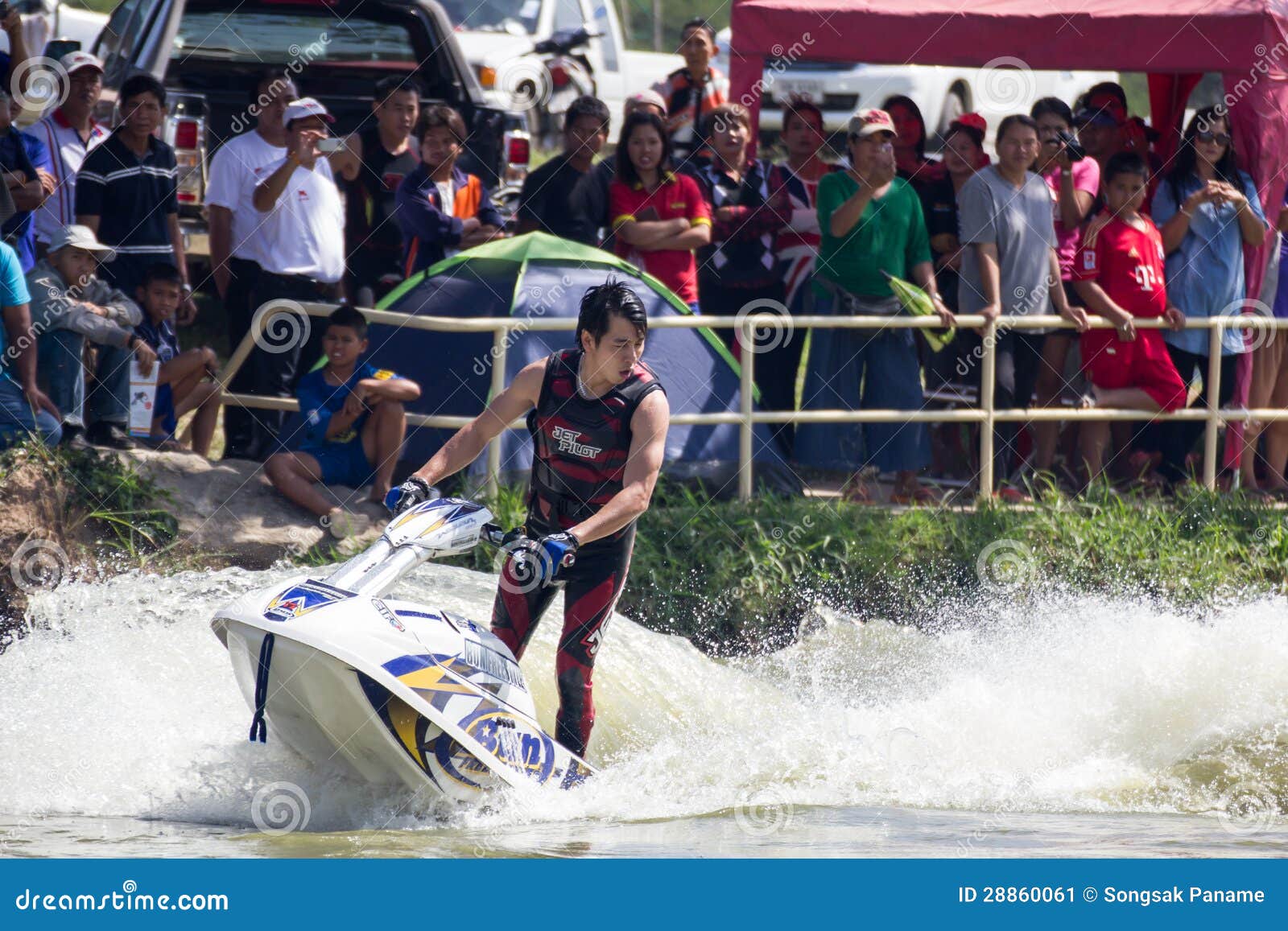Show Freestyle the Jet Ski Stunt Action Editorial Photo - Image of ...