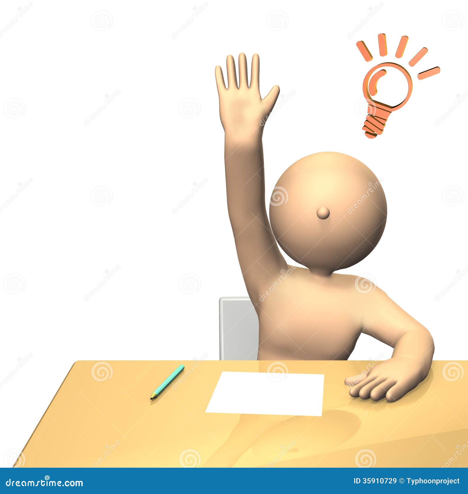Show of hands stock illustration. Illustration of clever - 35910729