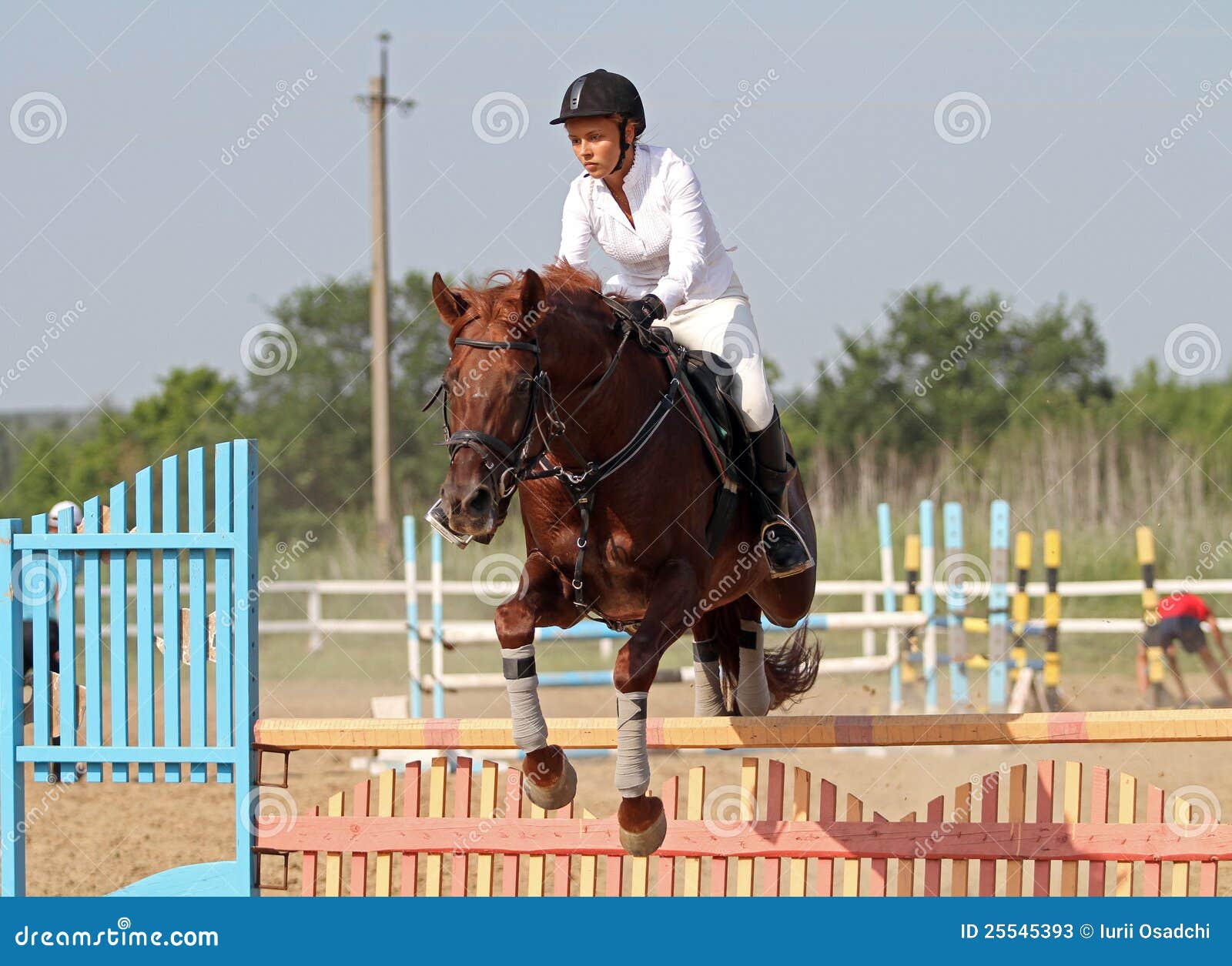 Show jumping editorial stock photo. Image of beautiful - 25545393
