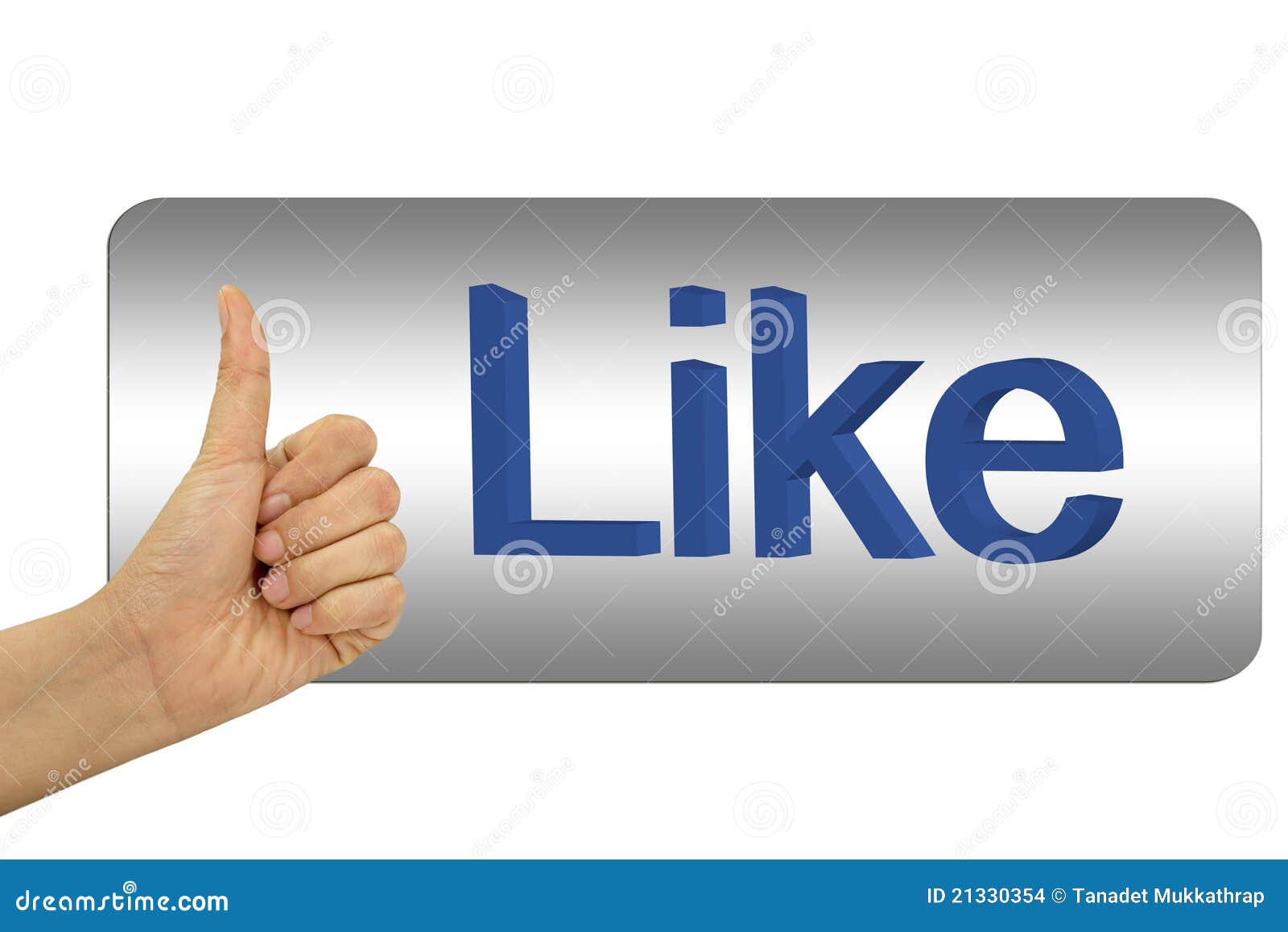 Show like hand stock photo. Image of icon, fingerprint - 21330354