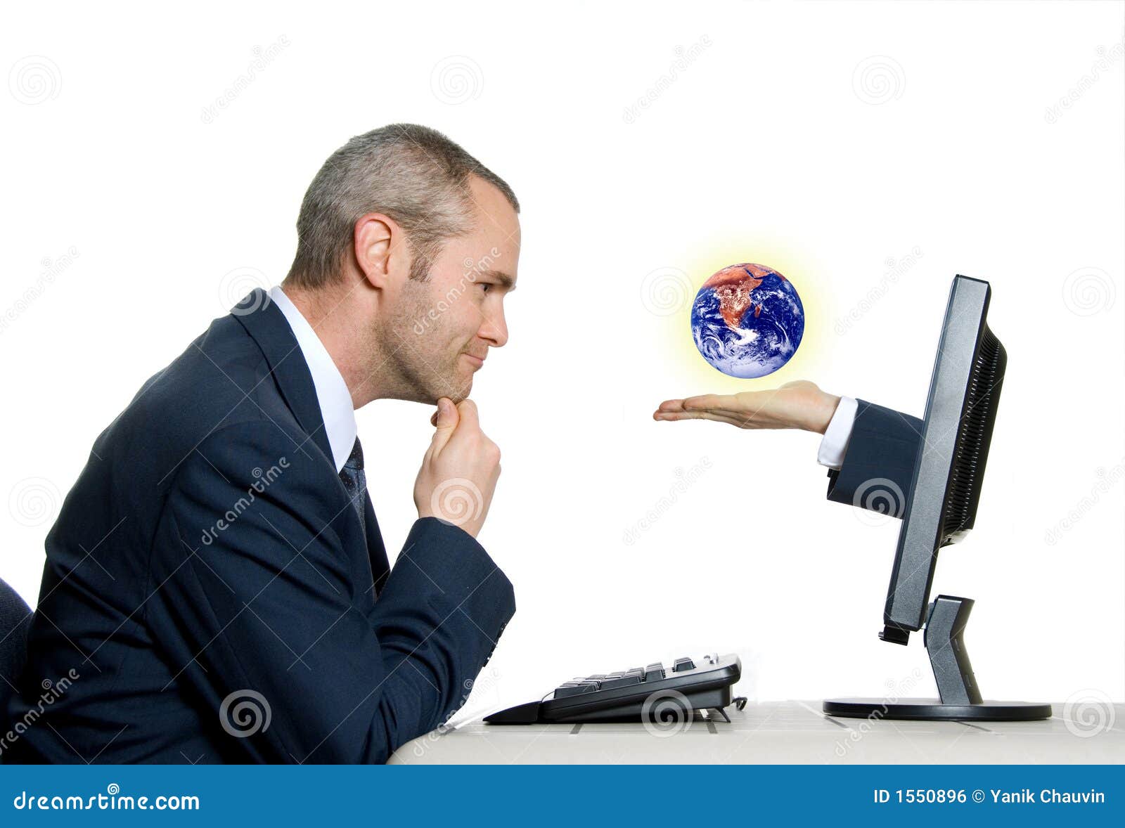 Show me stock photo. Image of planet, think, business - 1550896