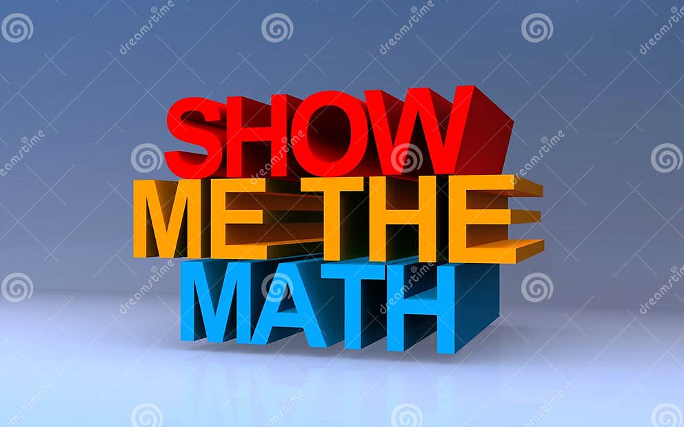 Show me the math on blue stock illustration. Illustration of statistics - 337886192