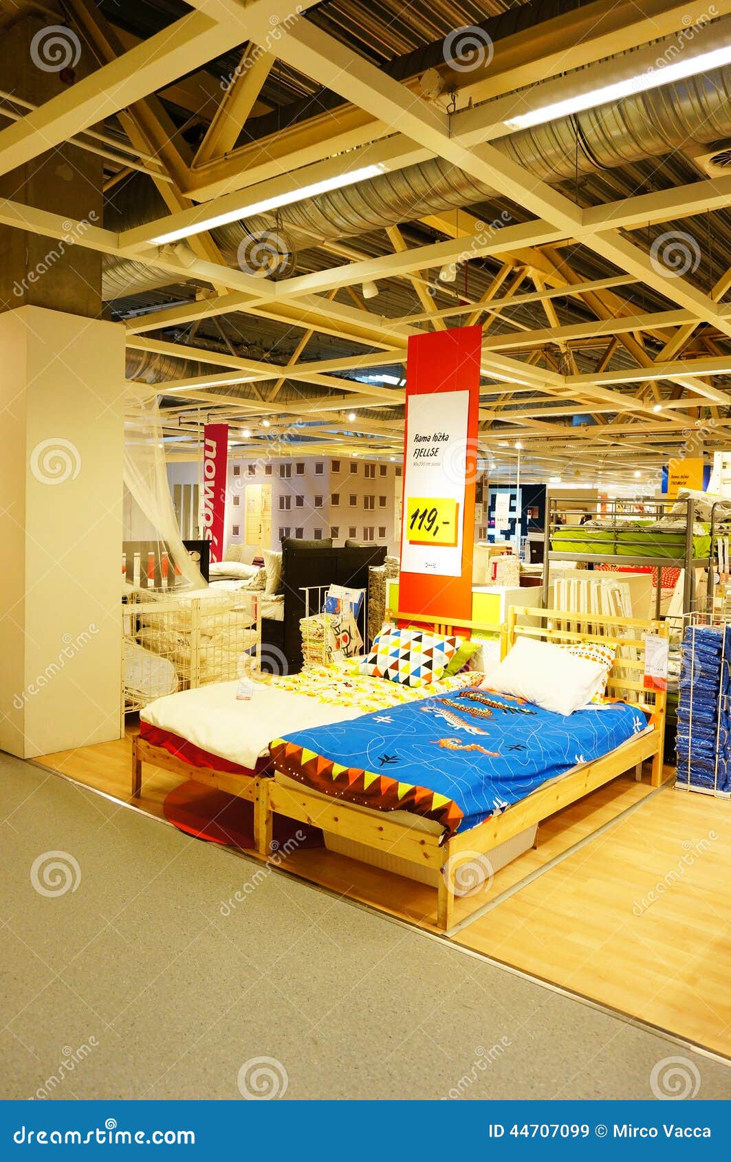 Show model beds editorial stock image. Image of show - 44707099