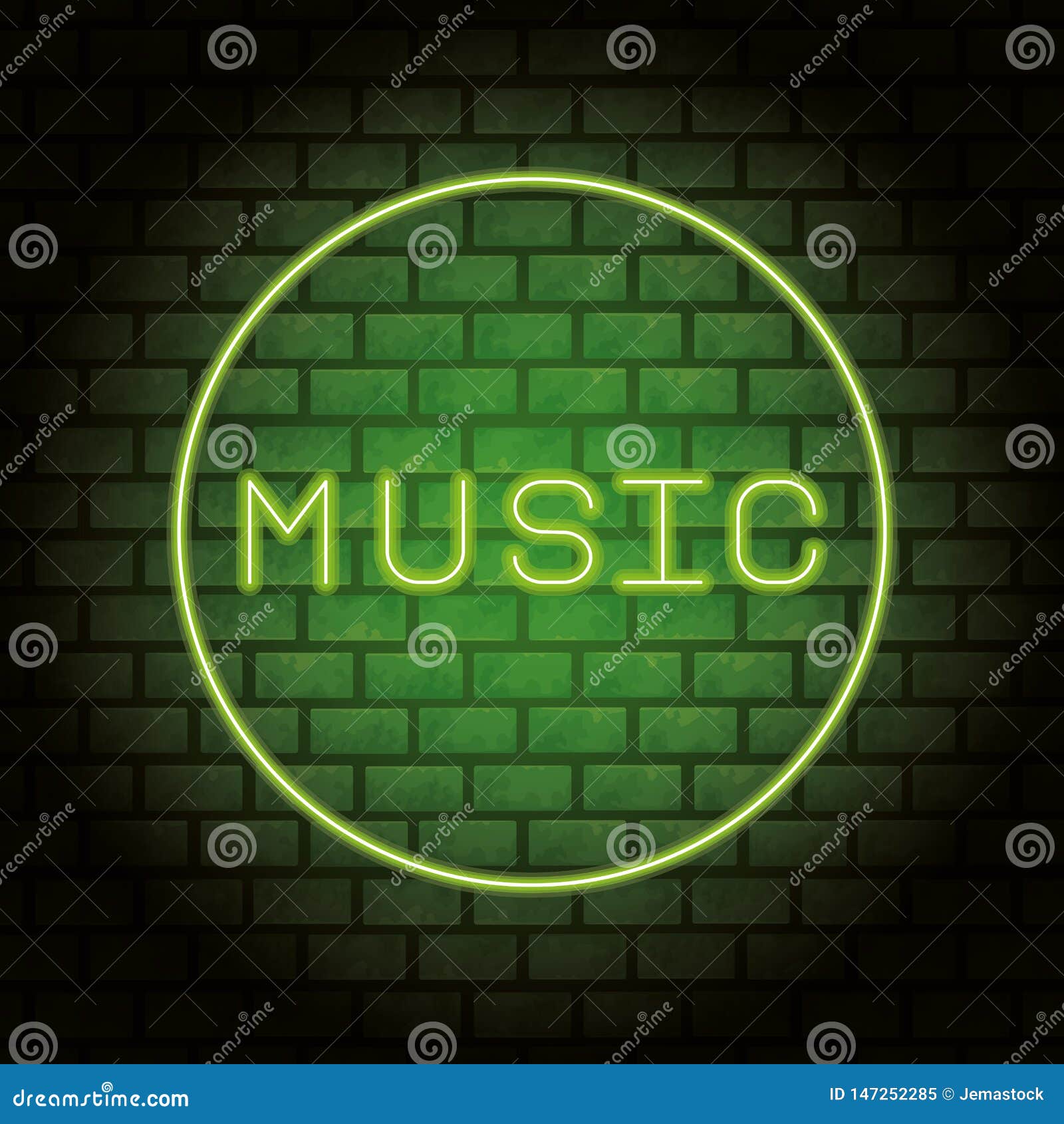 Show neon advertising stock vector. Illustration of symbol - 147252285