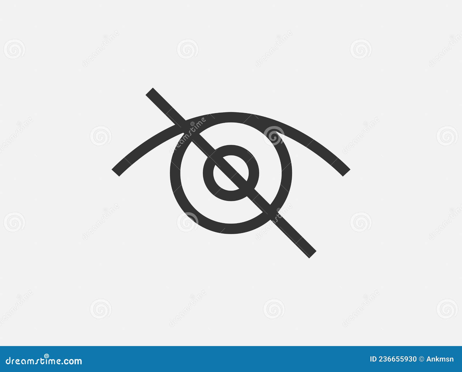 Show Password Icon, Eye Symbol. Vector Vision Hide from Watch Icon ...