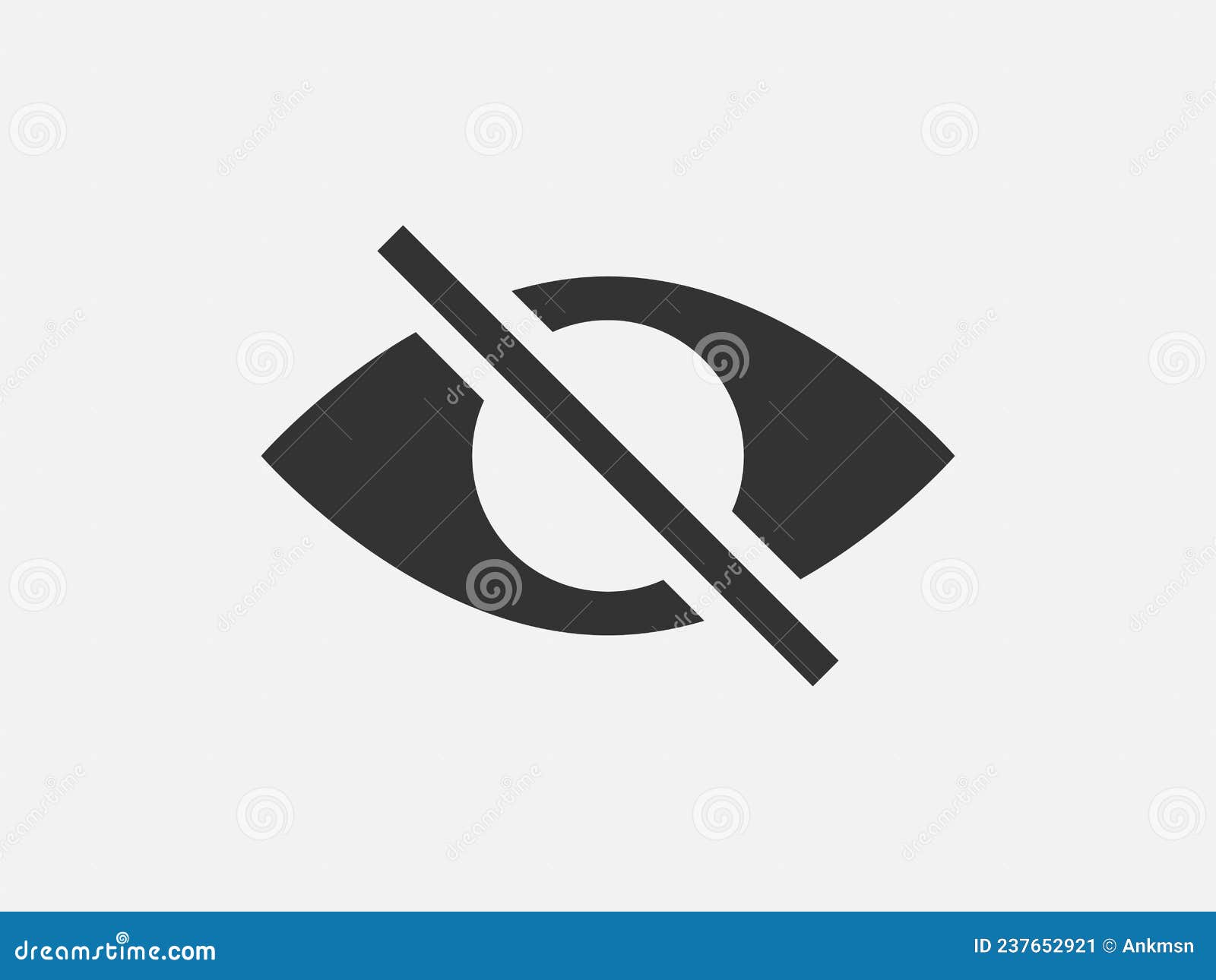 Show Password Icon, Eye Symbol. Vector Vision Hide from Watch Icon ...